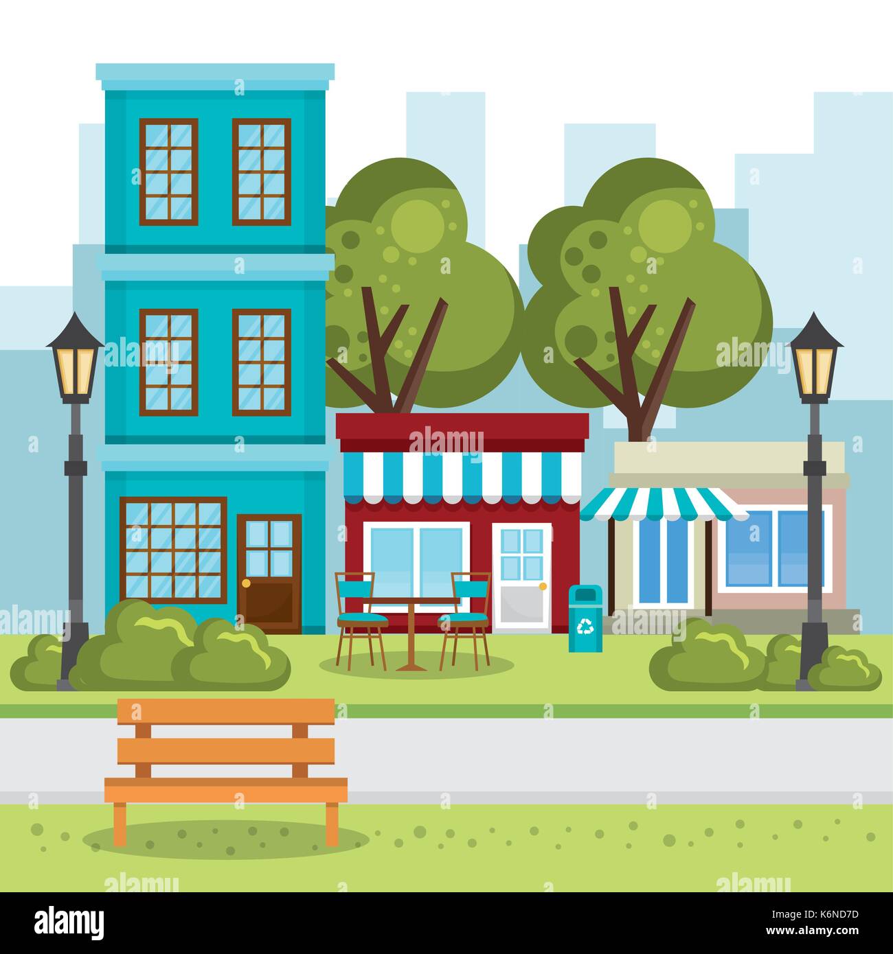 Waste outside Stock Vector Images - Alamy