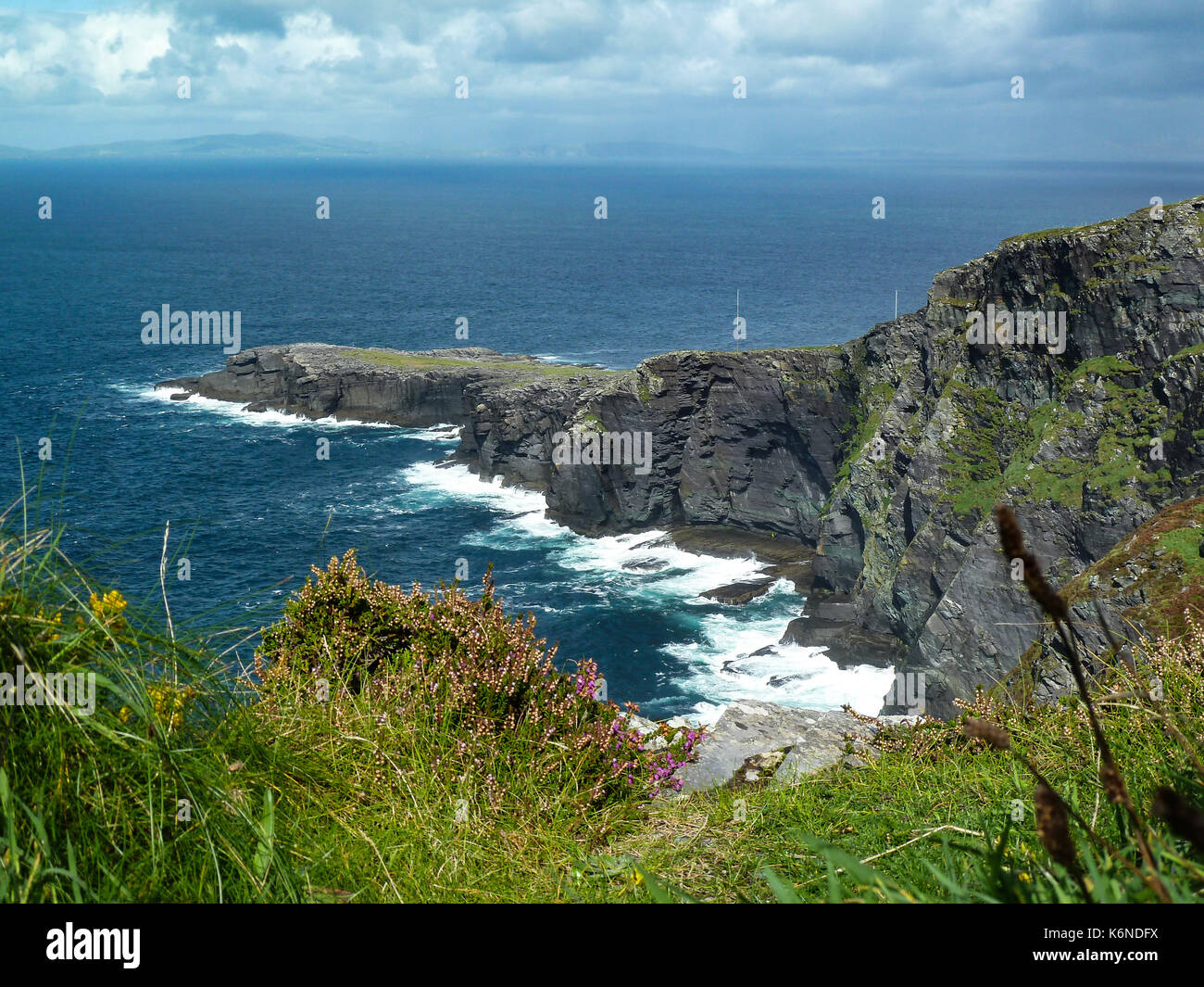 Fogher Cliff Valentia Island, County Kerry, Ireland Stock Photo - Alamy