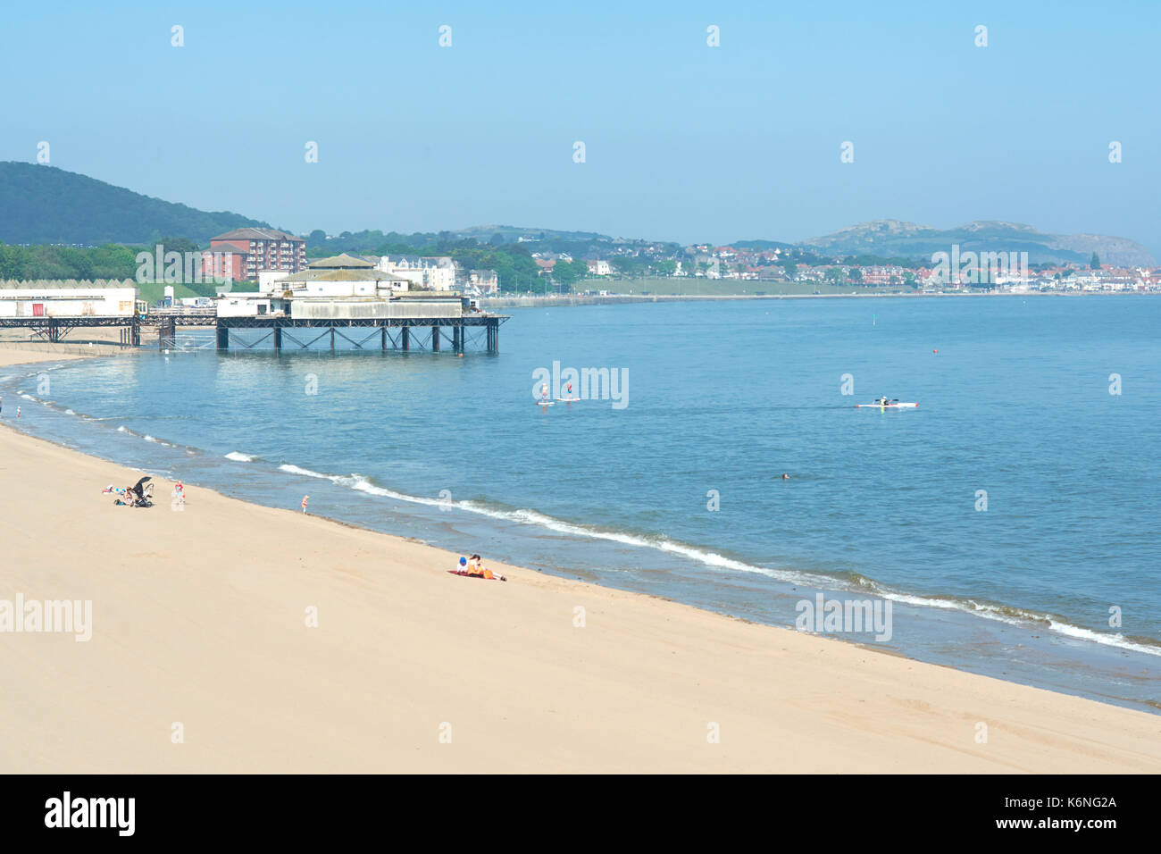 Colwyn Bay Beach Wales High Resolution Stock Photography and Images - Alamy