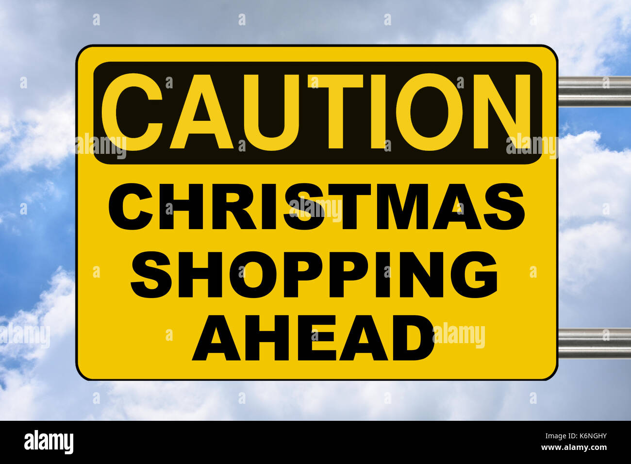 Warning holiday ahead sign hi-res stock photography and images - Alamy