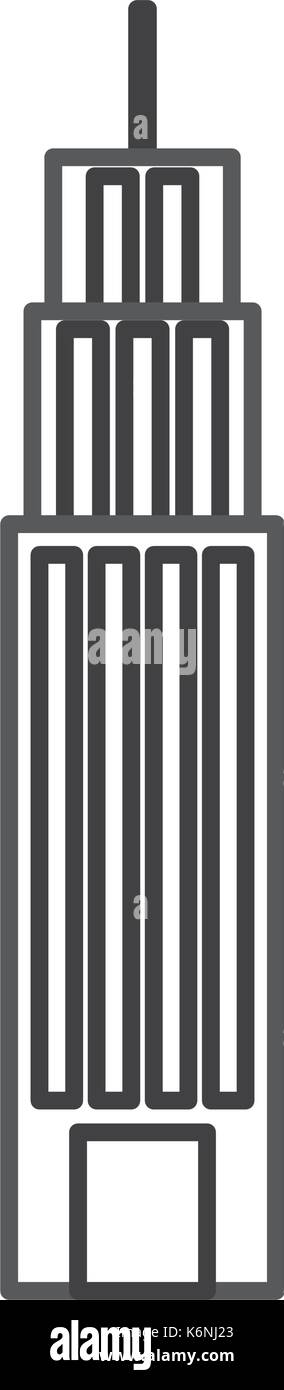 Tall commercial tower Stock Vector Images - Alamy