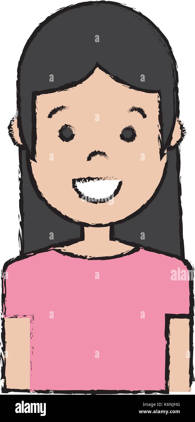 cartoon woman smiling icon Stock Vector Image & Art - Alamy