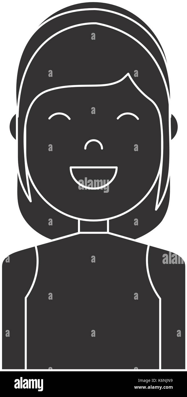 cartoon woman smiling icon Stock Vector Image & Art - Alamy