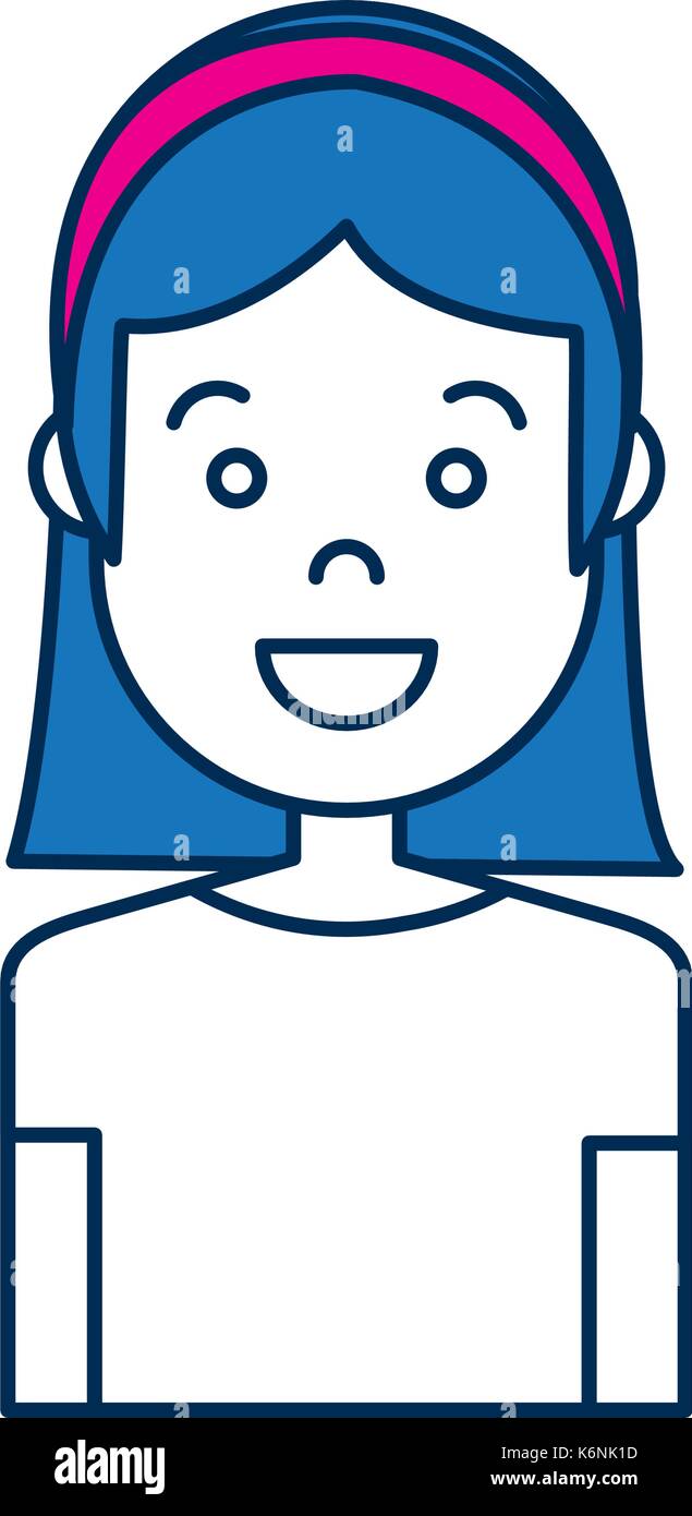 cartoon woman smiling icon Stock Vector Image & Art - Alamy