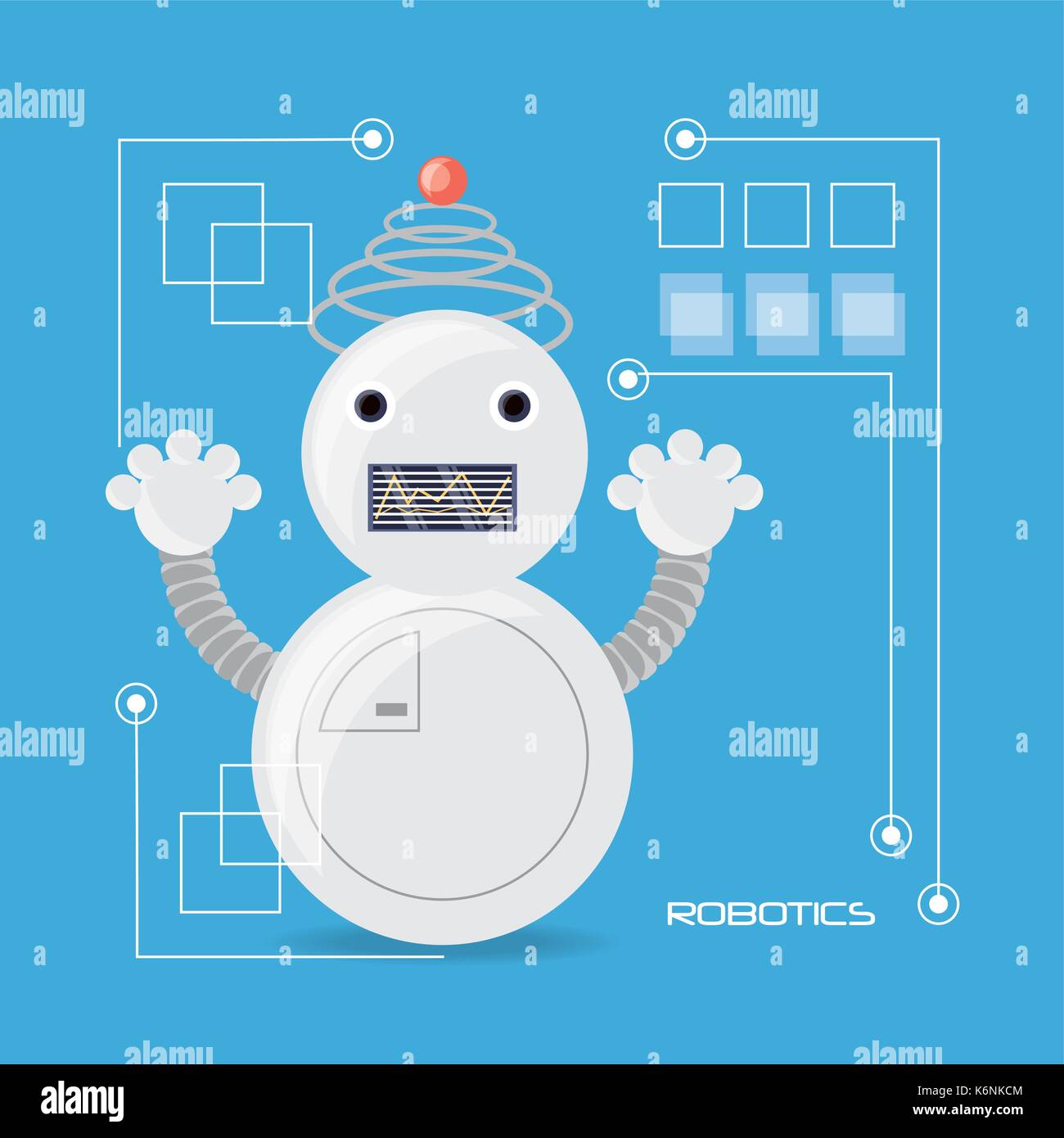 Robot cartoon design Stock Vector Image & Art - Alamy