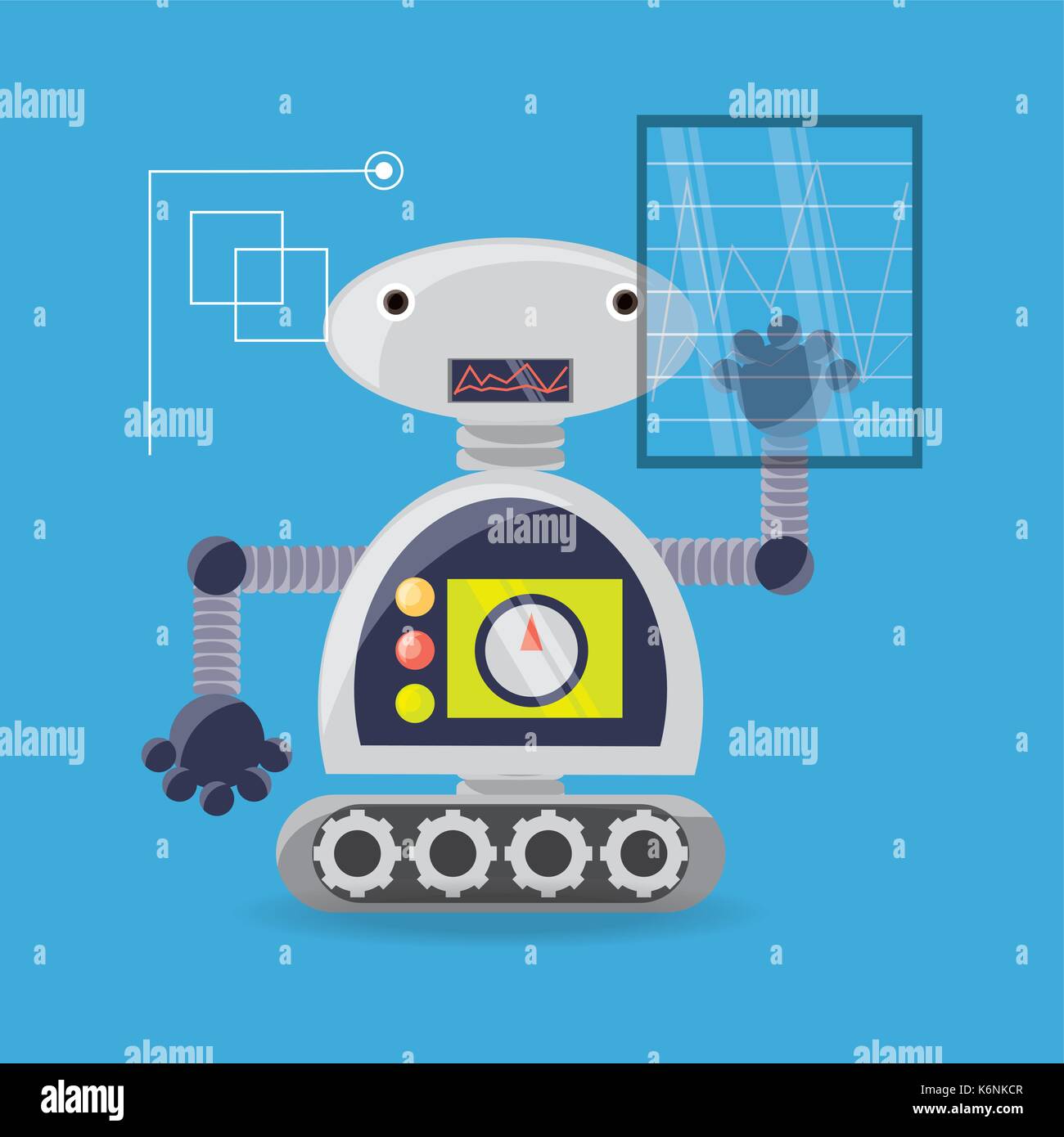 Robot cartoon design Stock Vector Image & Art - Alamy