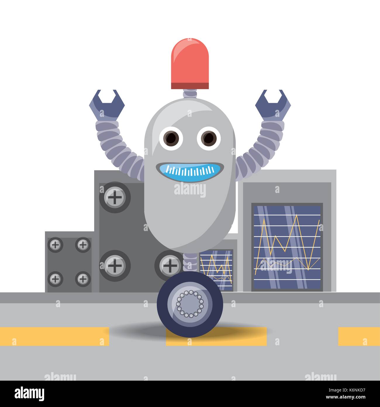Robot cartoon design Stock Vector Image & Art - Alamy