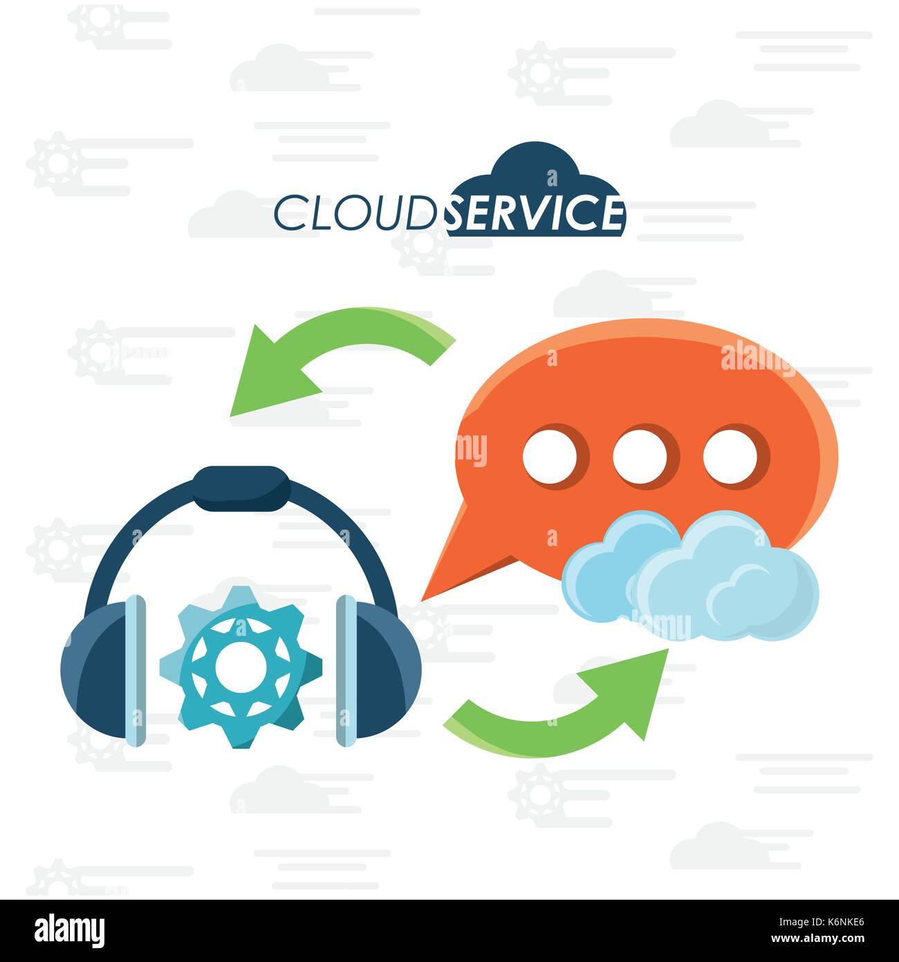Cloud service design Stock Vector Image & Art - Alamy