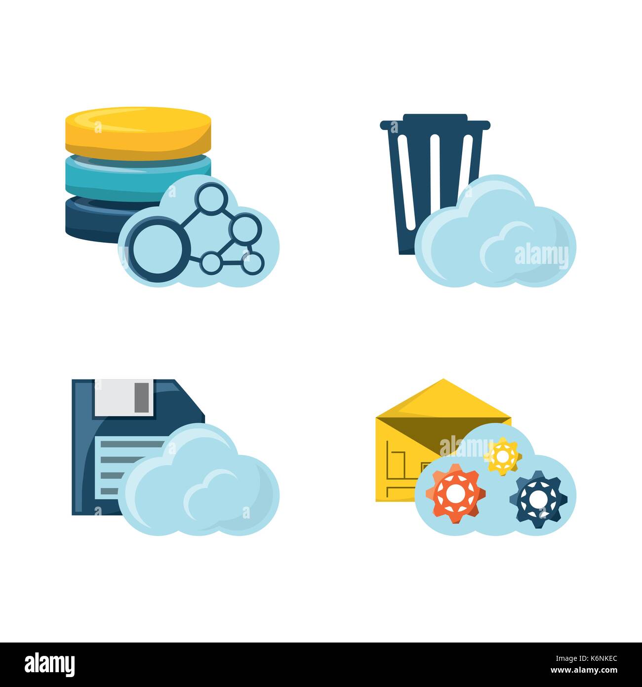 Cloud service design Stock Vector Image & Art - Alamy