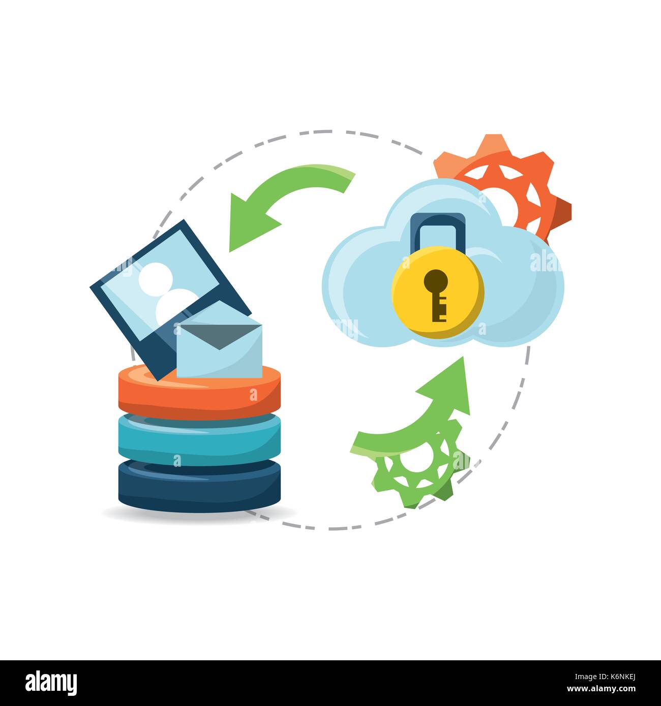 Cloud service design Stock Vector Image & Art - Alamy