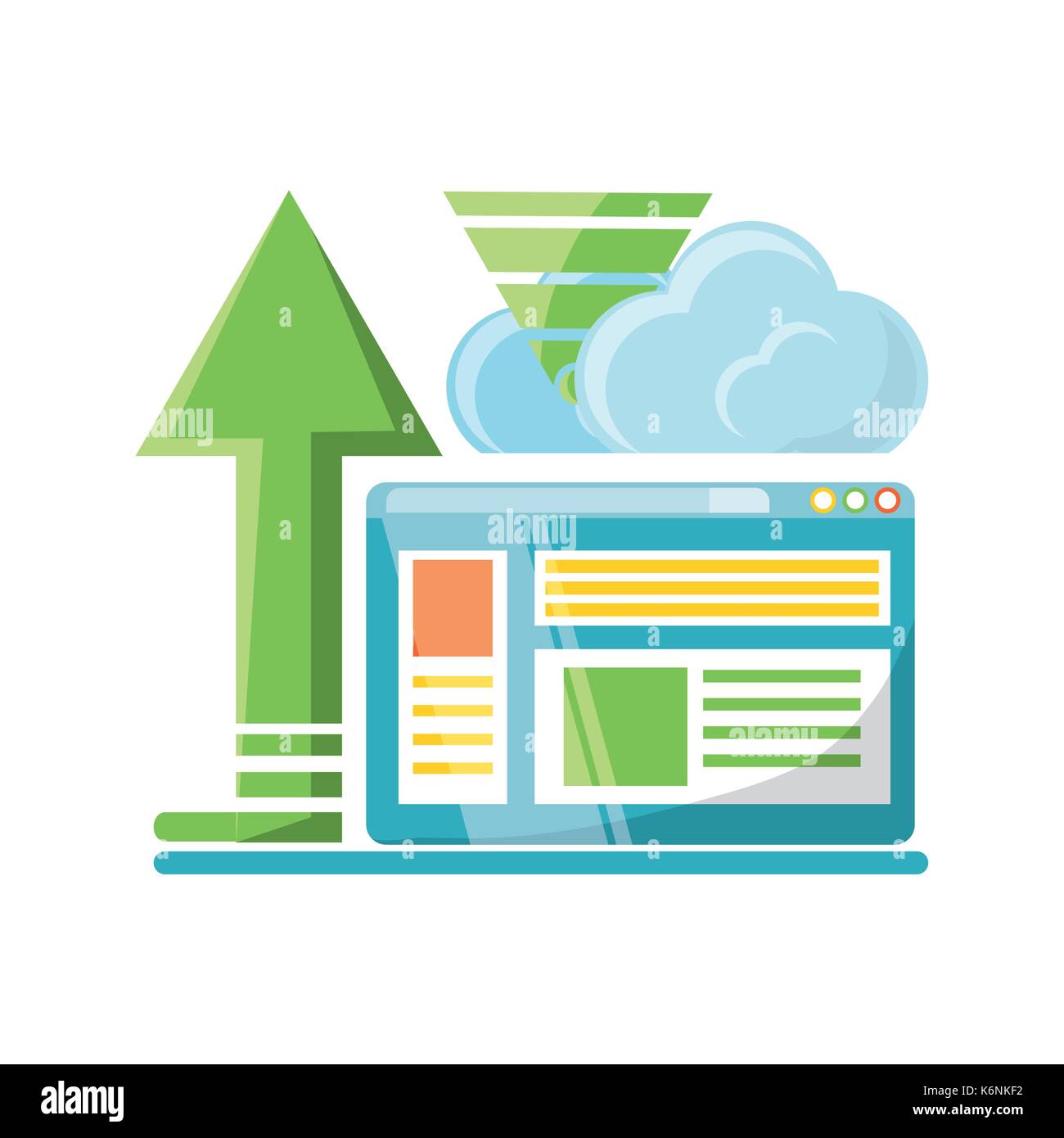 Cloud service design Stock Vector Image & Art - Alamy
