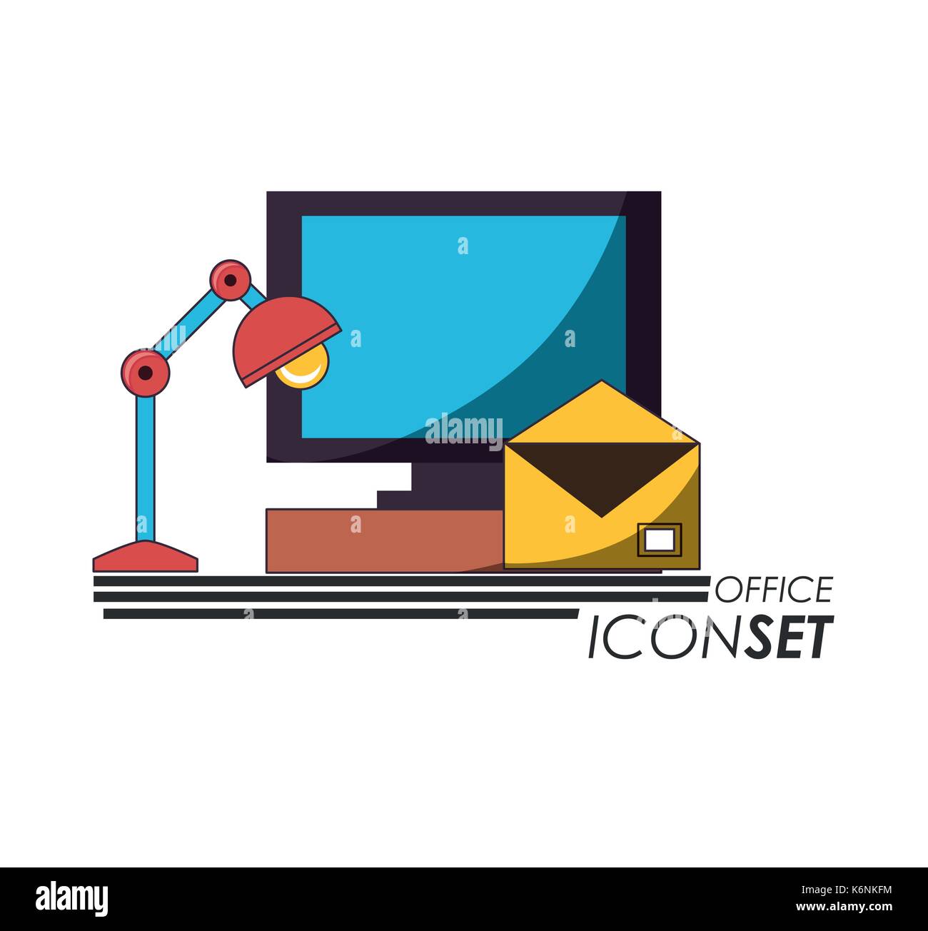 Office icon set design Stock Vector Image & Art - Alamy