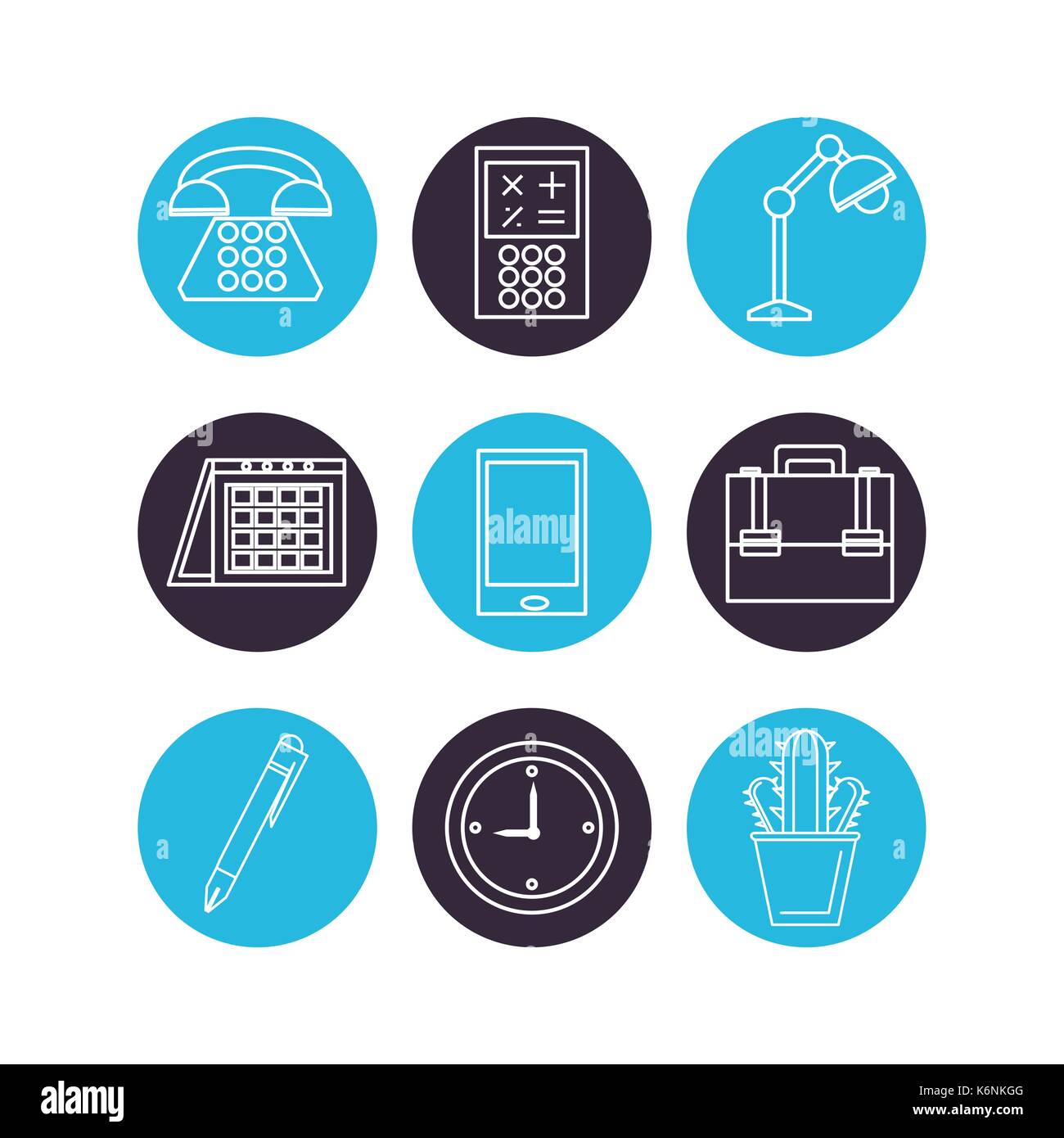 Office icon set design Stock Vector Image & Art - Alamy
