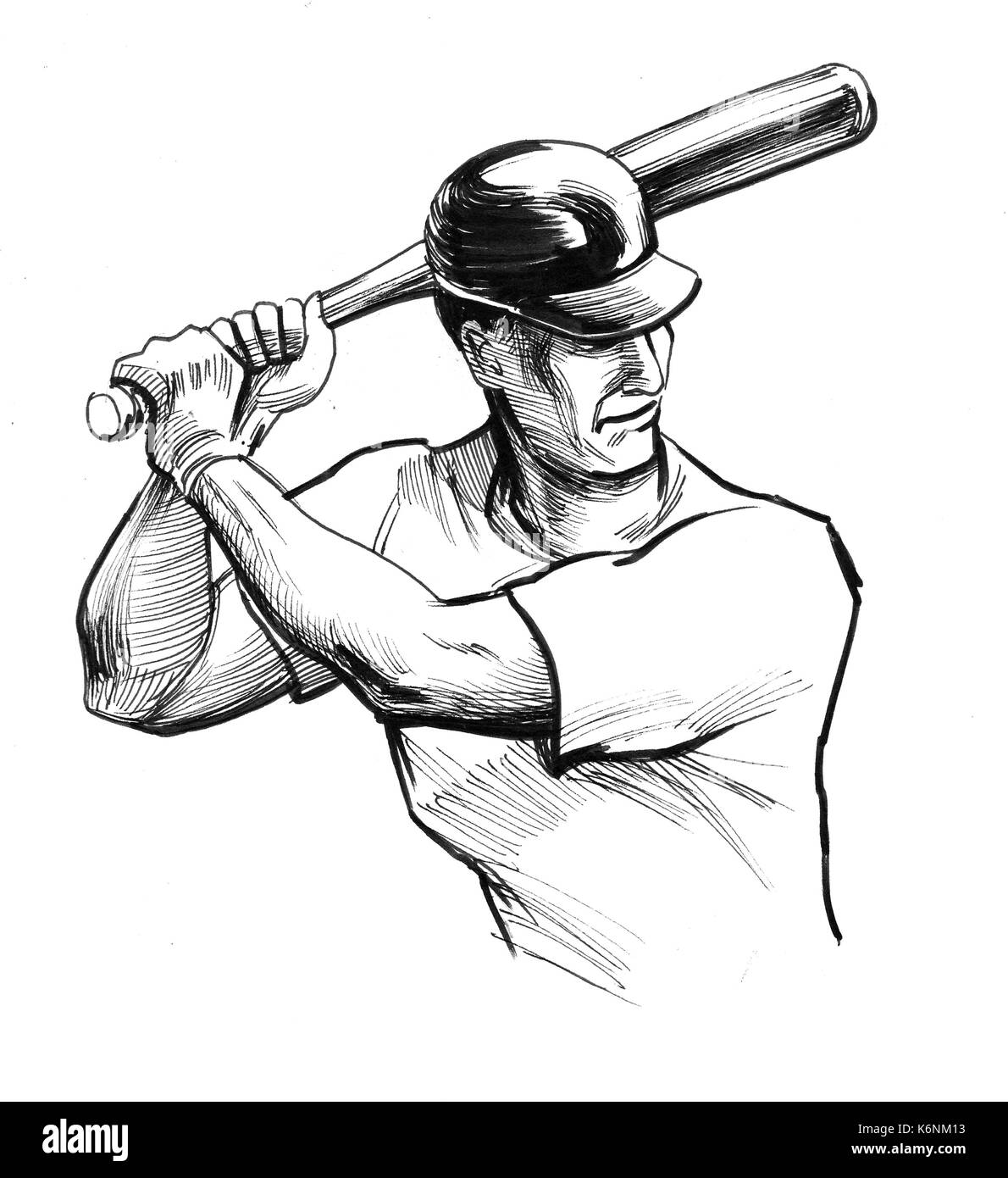 Baseball sketch Cut Out Stock Images & Pictures - Alamy