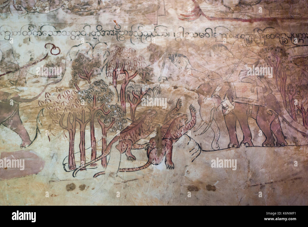 Religious mural myanmar hi-res stock photography and images - Alamy