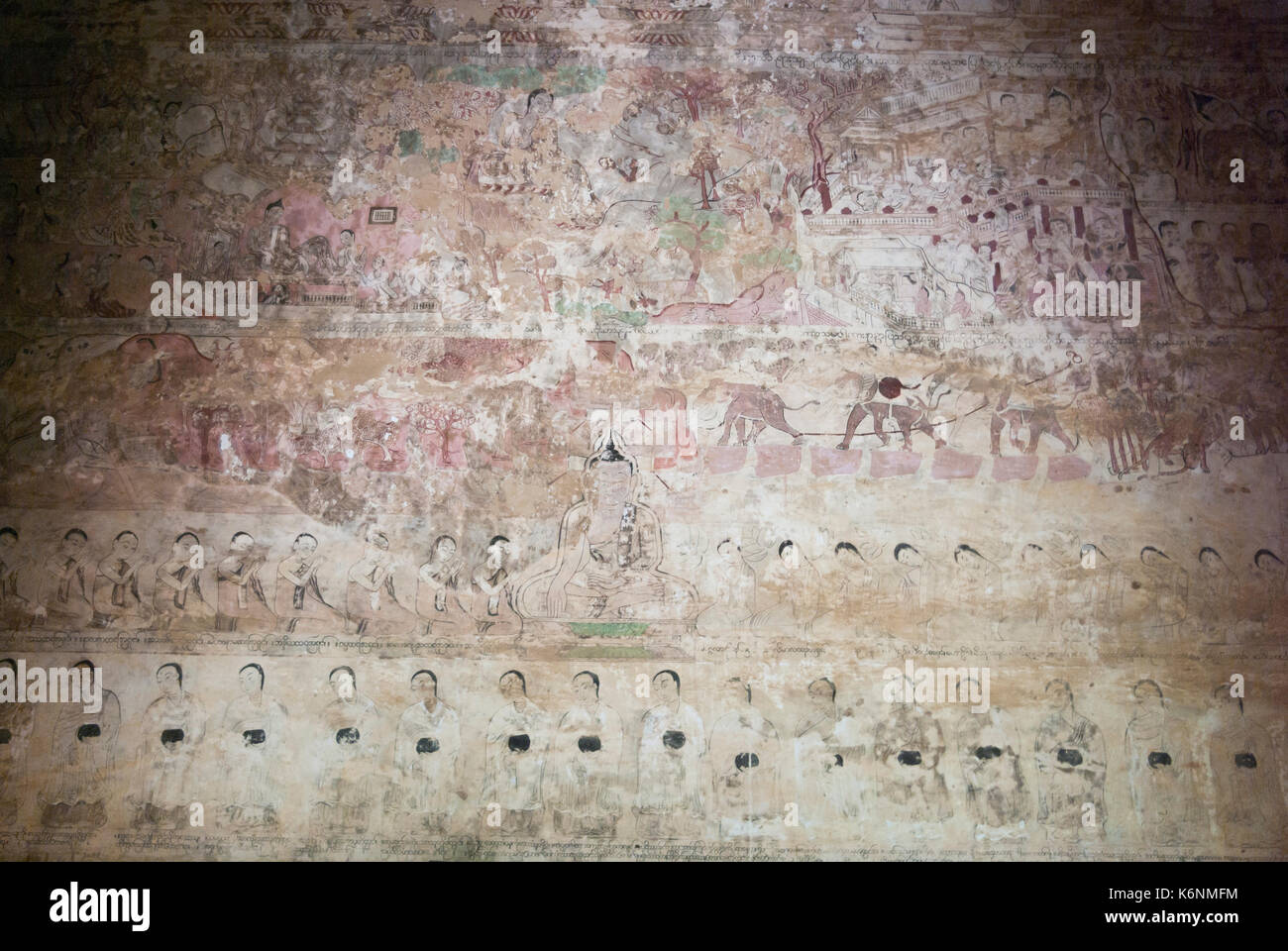 Bagan temple fresco hi-res stock photography and images - Alamy