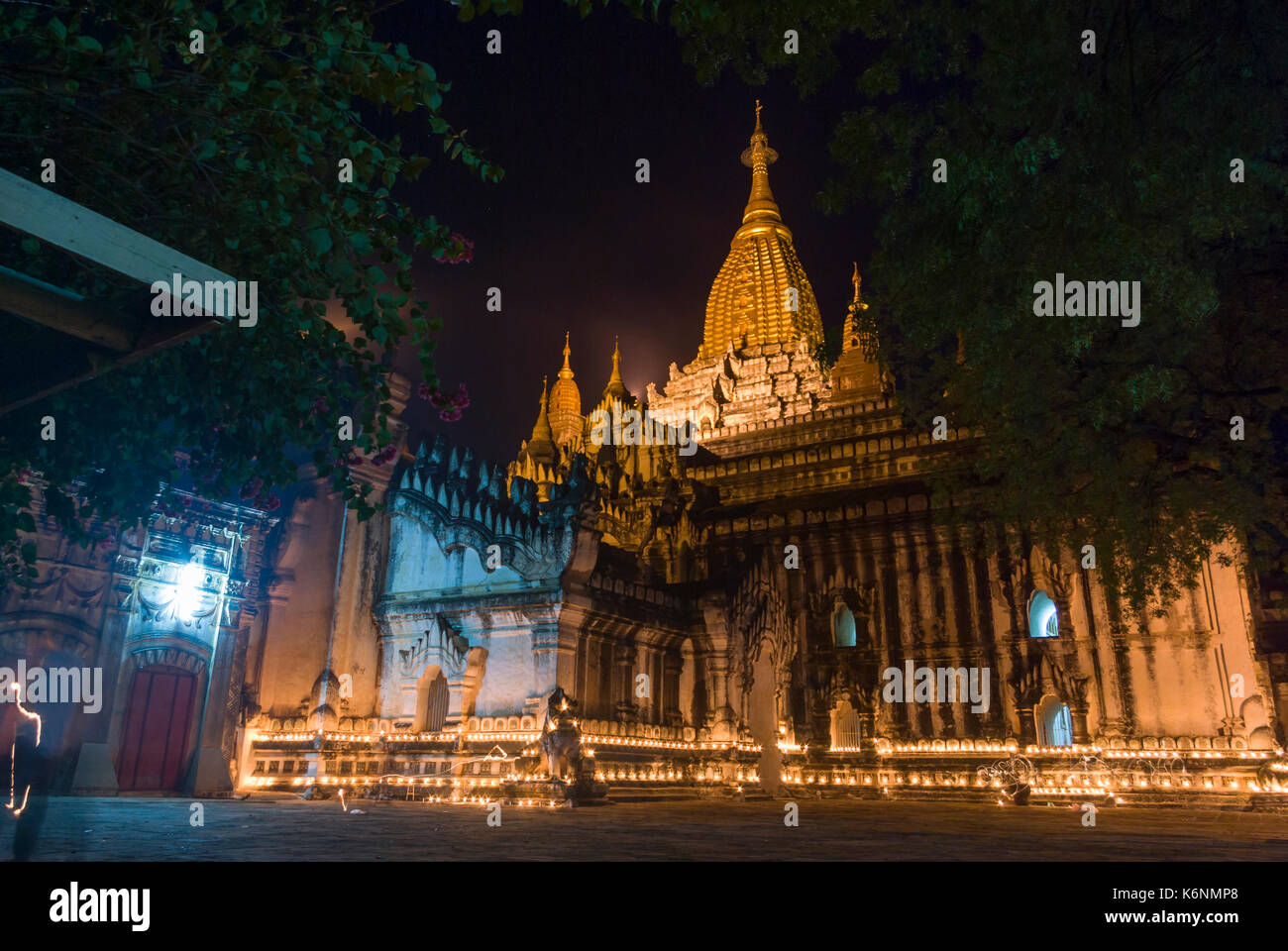 Old bagan at night hi-res stock photography and images - Alamy