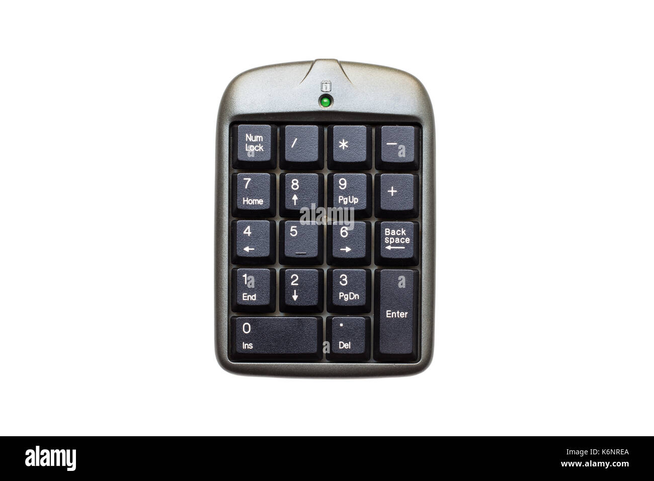 Close up of numeric keypad on white background Stock Photo - Alamy