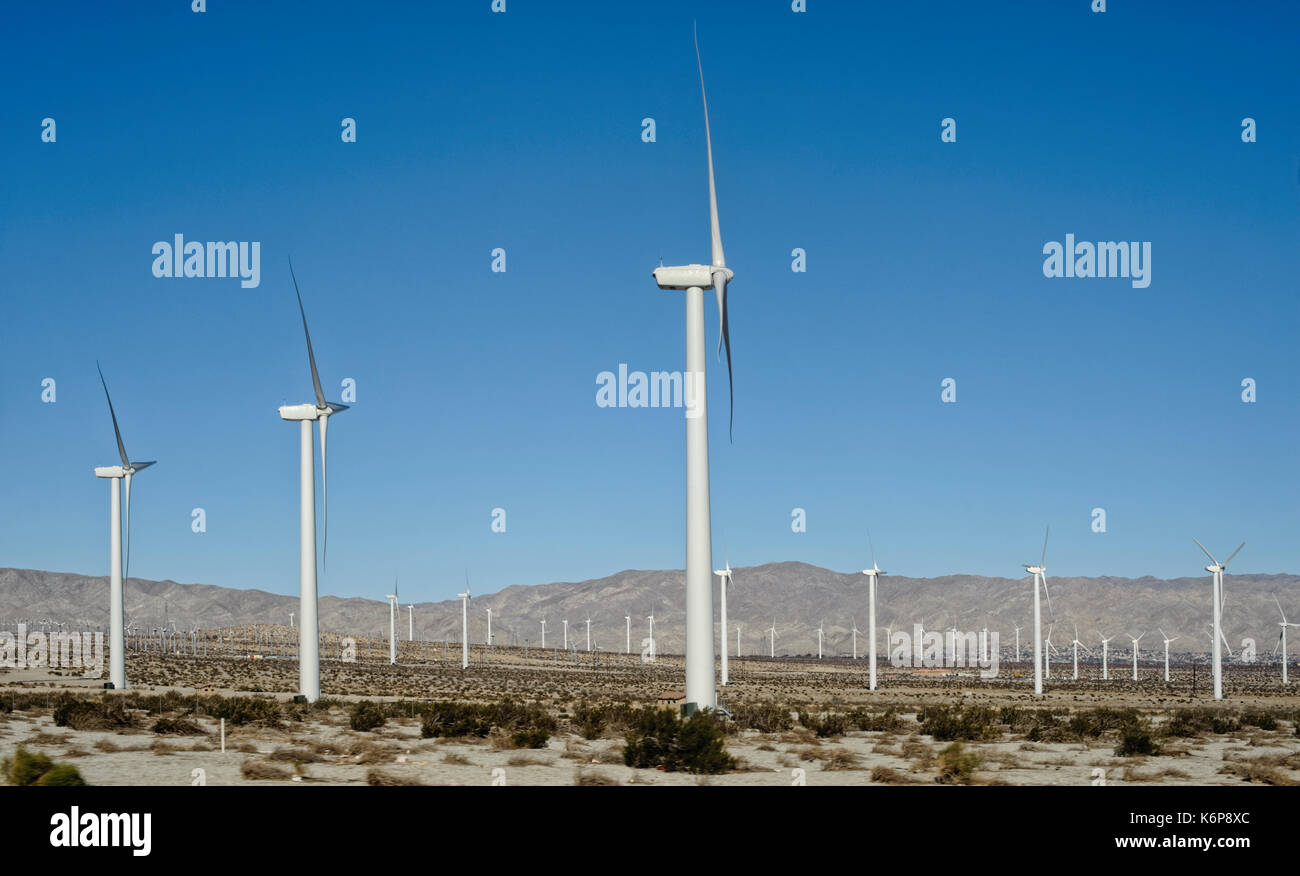 sunrise and wind turbines Stock Photo - Alamy