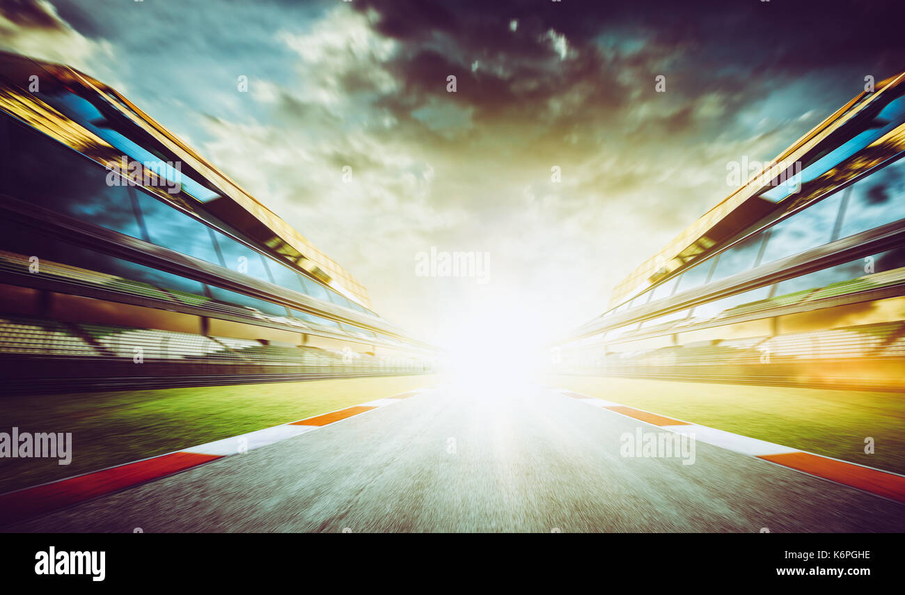 Car race track empty hi-res stock photography and images - Alamy
