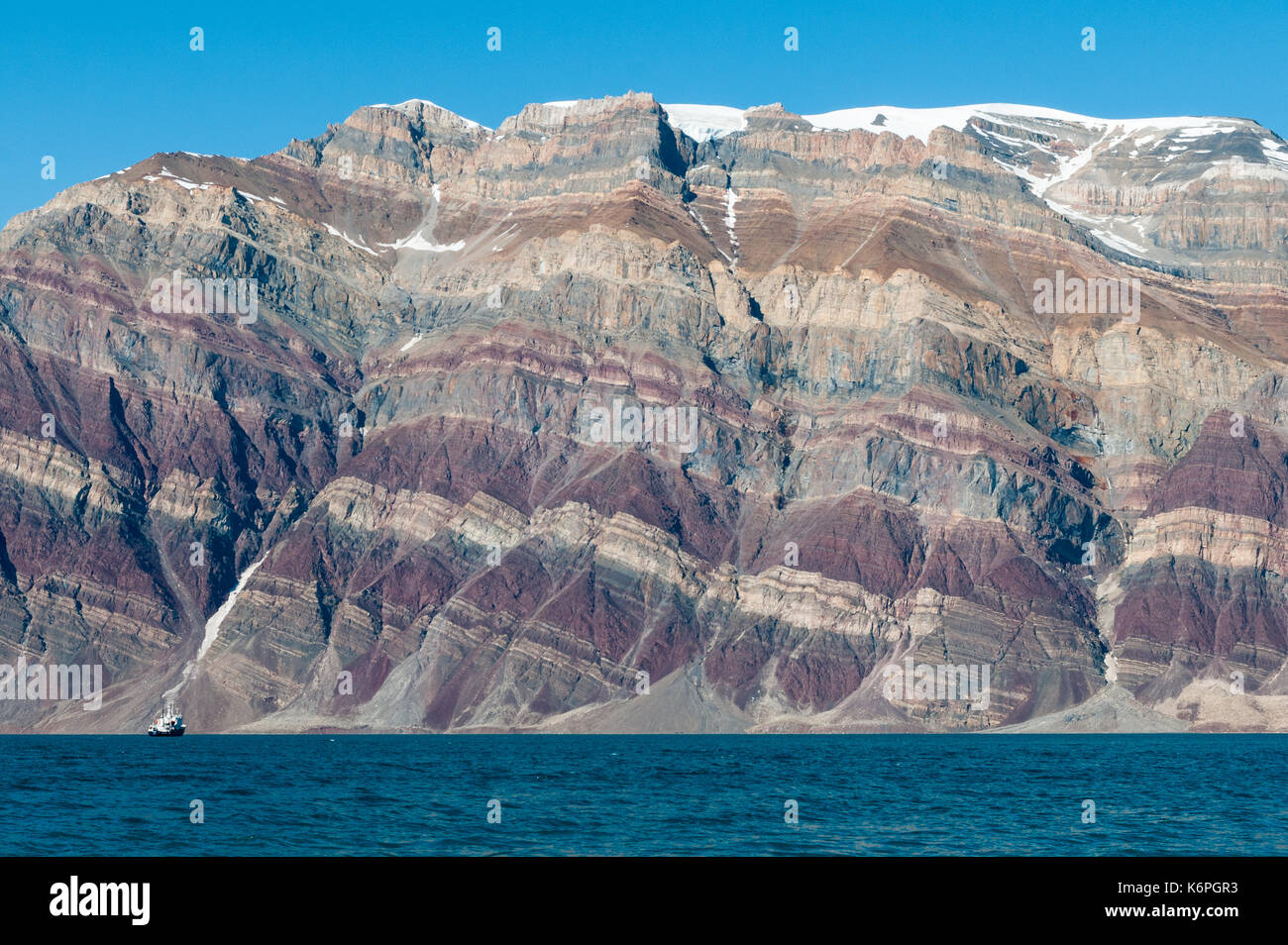 Gateau Point, Alpefjord, Greenland Stock Photo - Alamy