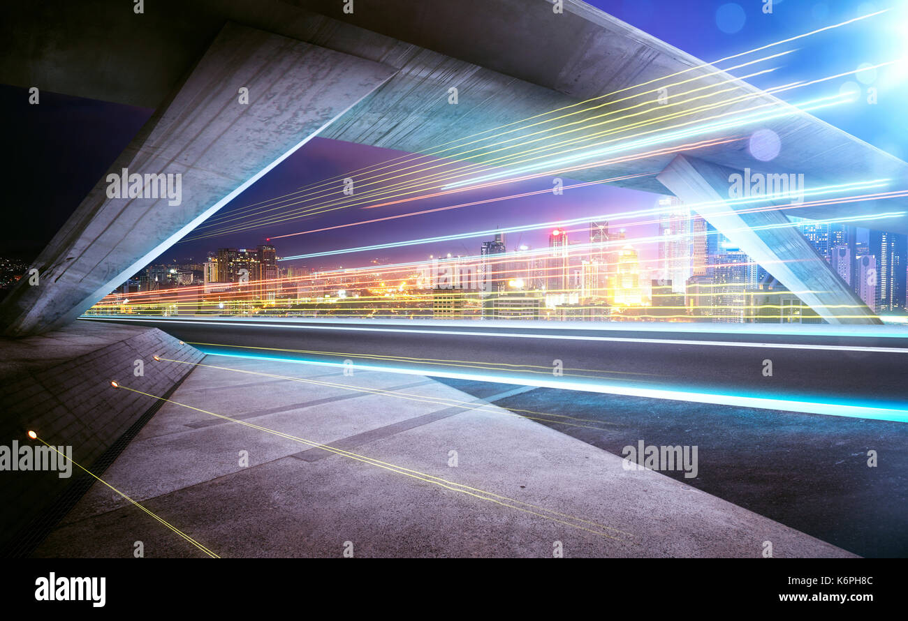 Road bridge flyover street light hi-res stock photography and images ...