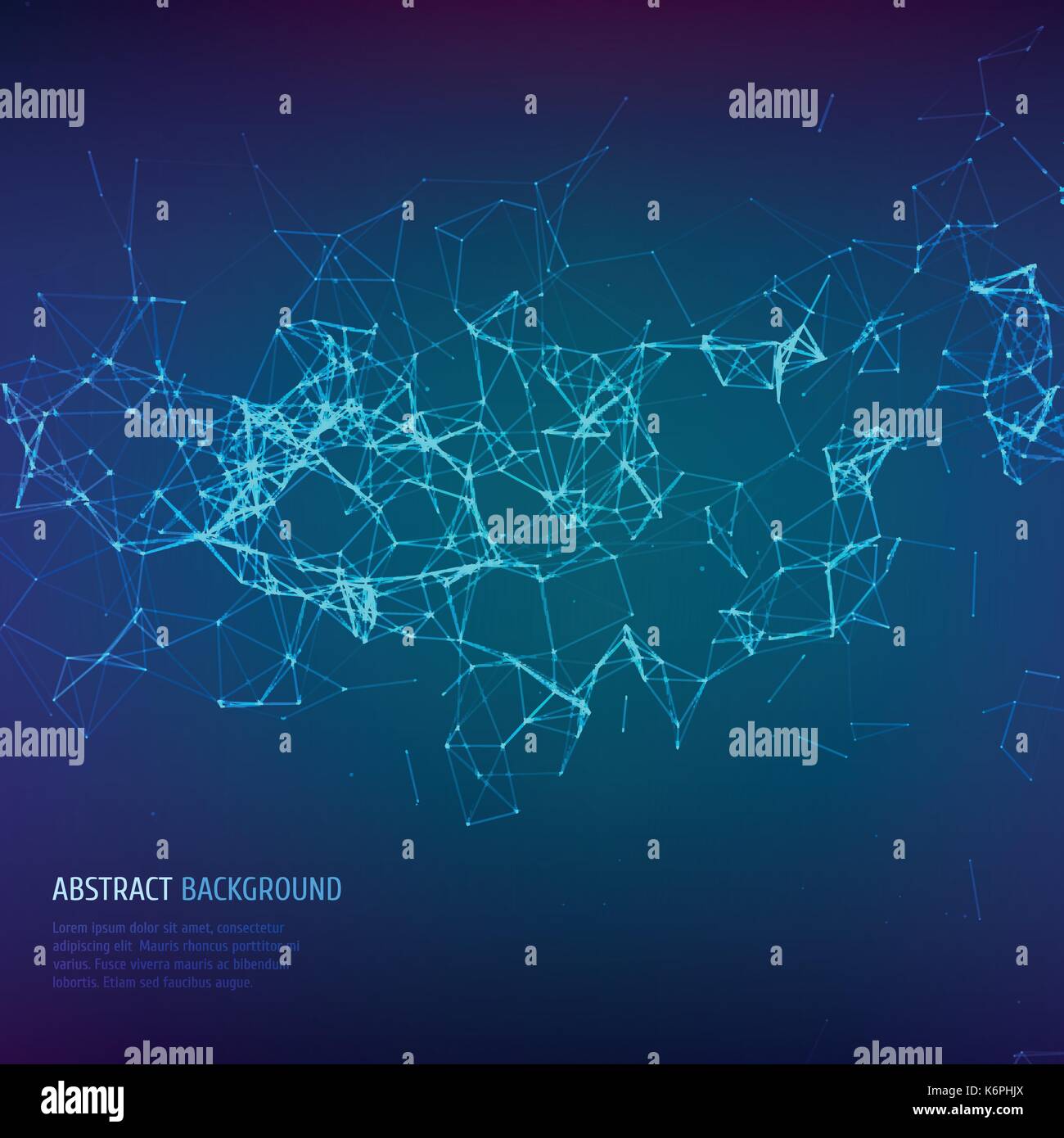 Abstract vector particles and lines Stock Vector Image & Art - Alamy