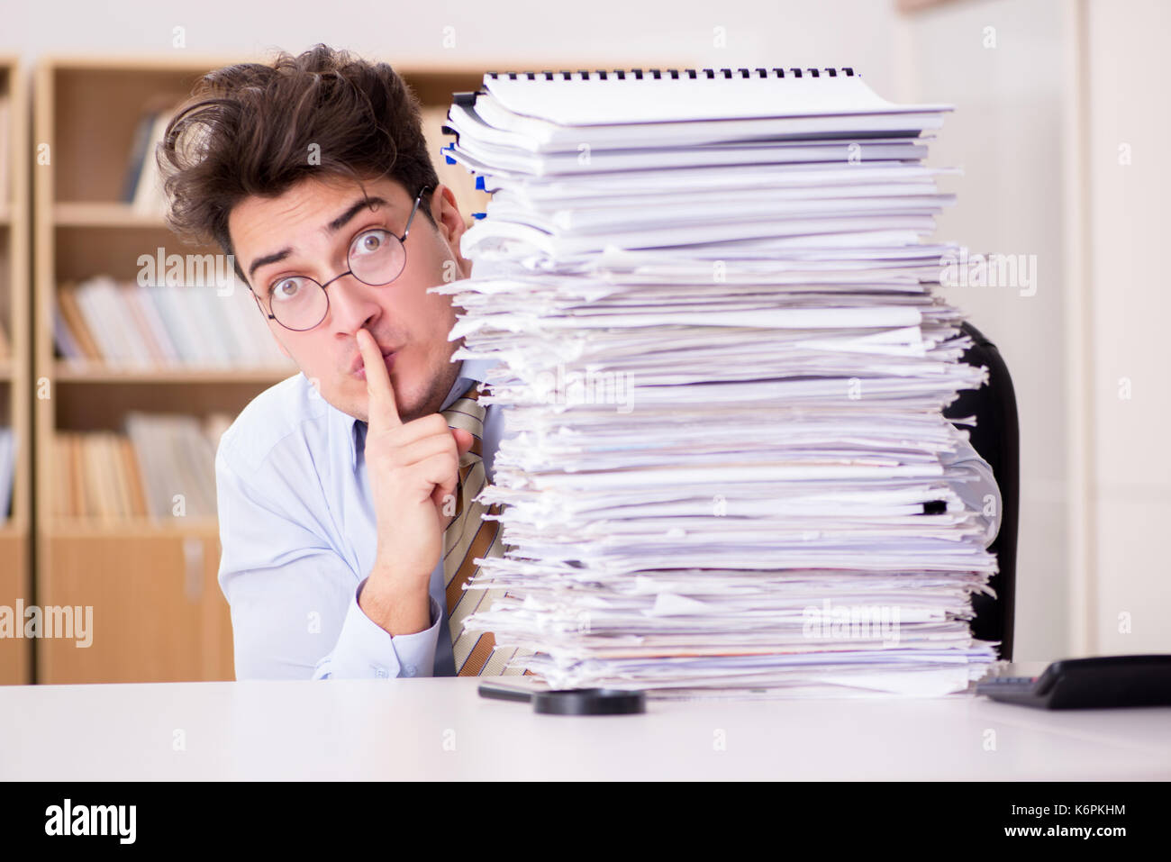 Piles of paperwork funny hi-res stock photography and images - Alamy