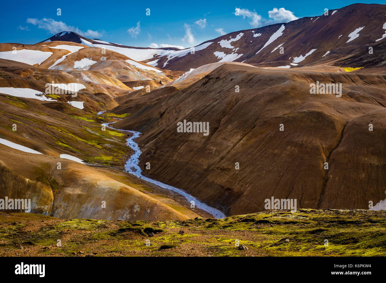Kerlingarfjöll is a 1,477 m (4,846 ft)) tall mountain range in Iceland ...