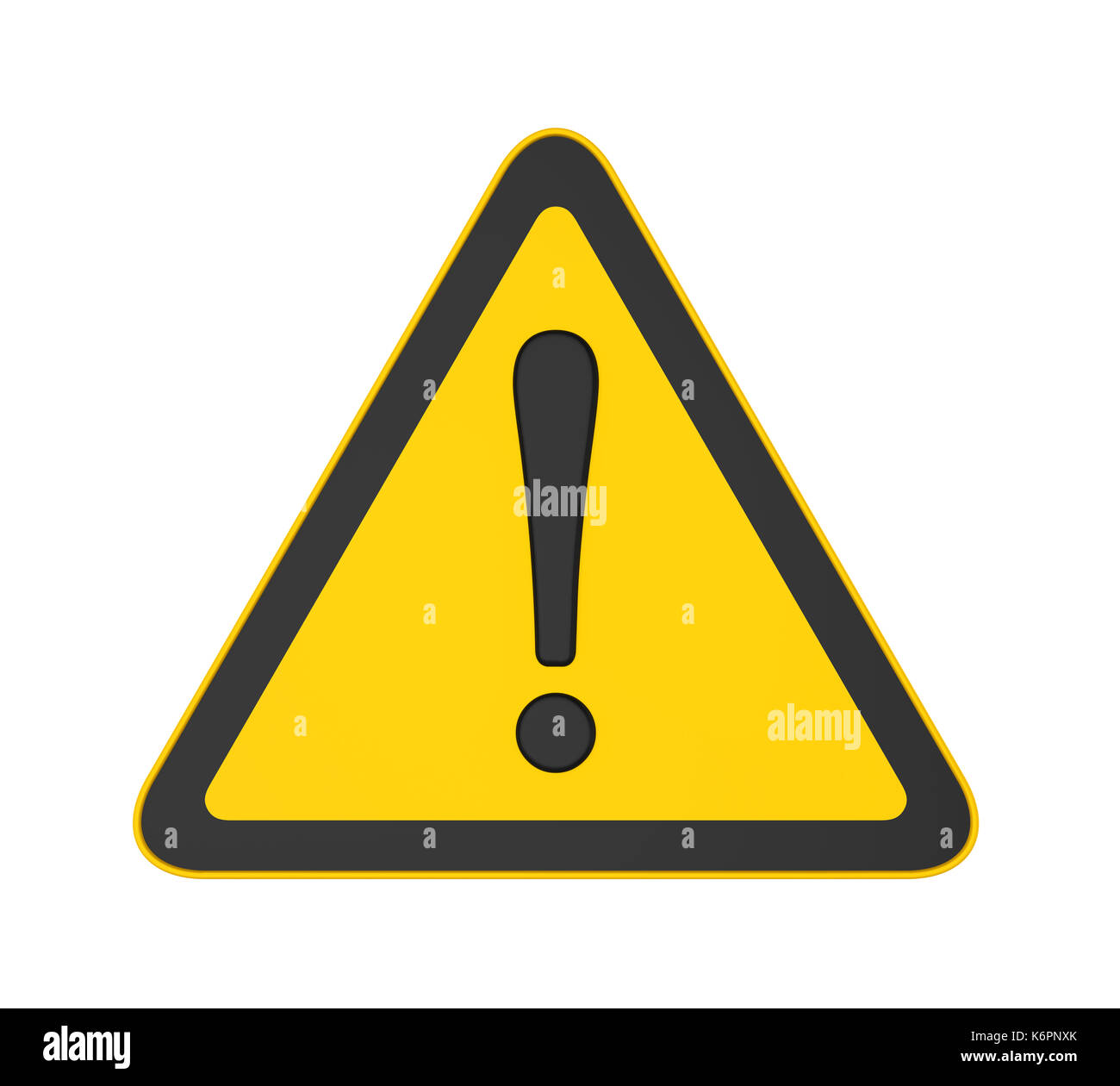 Icon alert warning Cut Out Stock Images & Pictures - Alamy