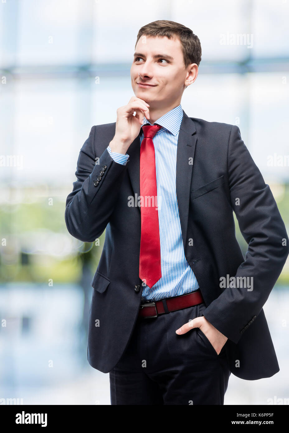 Male boss in suit hi-res stock photography and images - Alamy