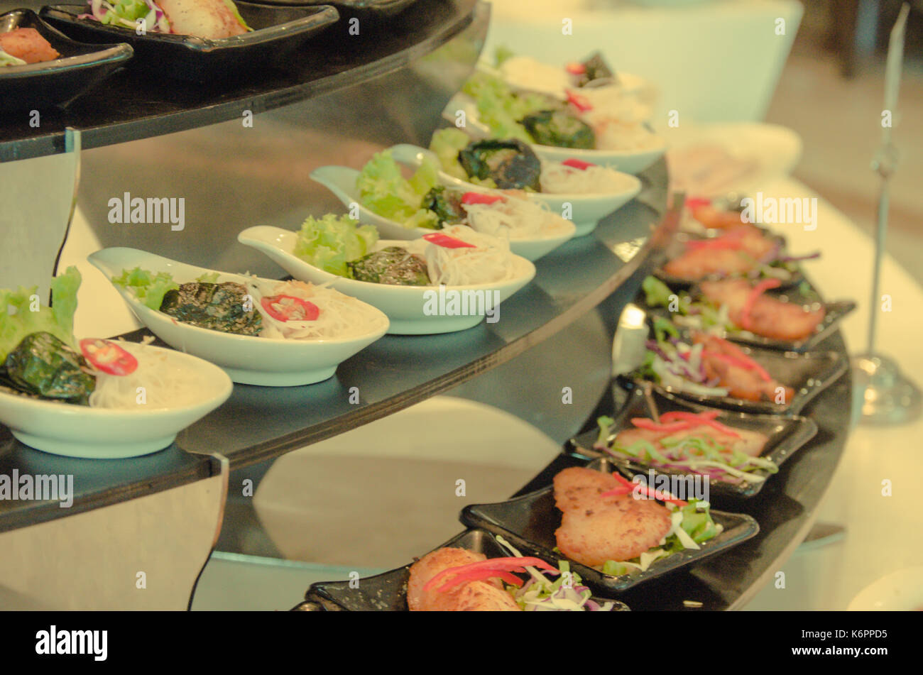 Buffet food, choice in a restaurant luxury hotels Stock Photo - Alamy