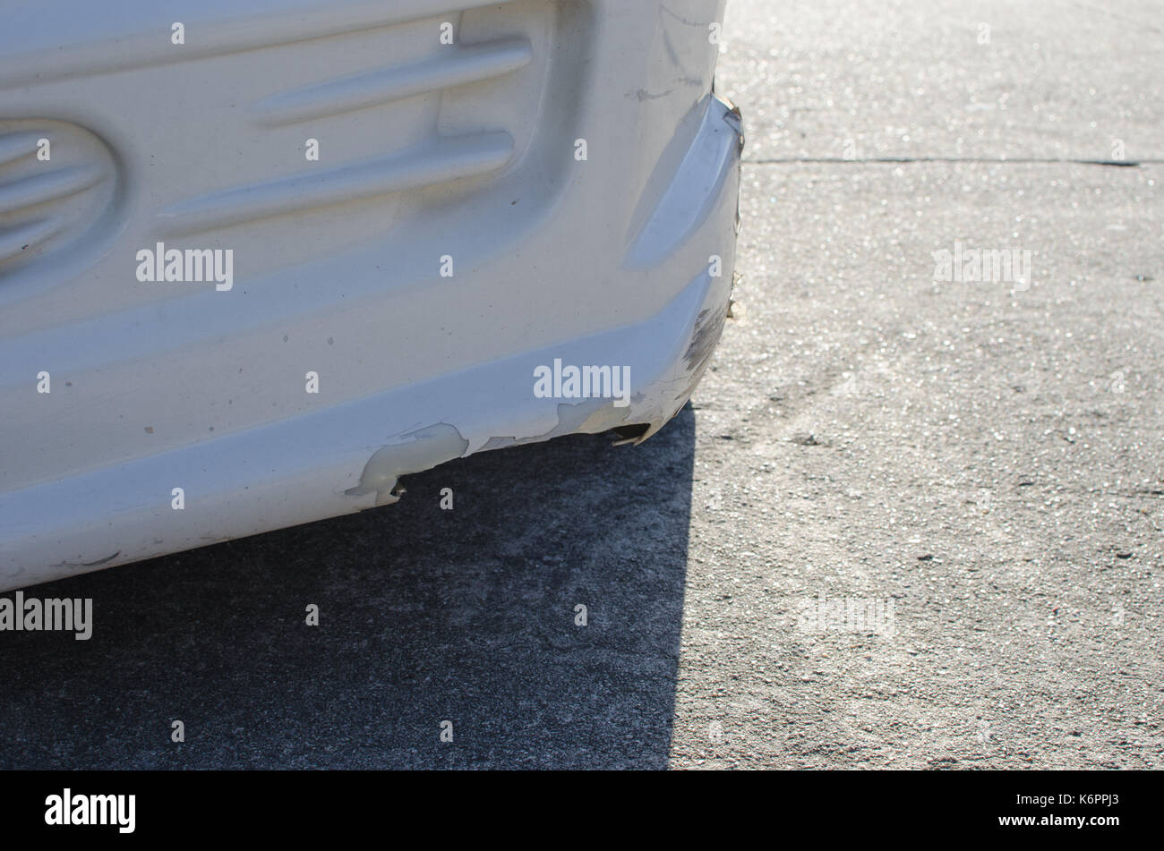 Car cracks in front of the car Stock Photo - Alamy