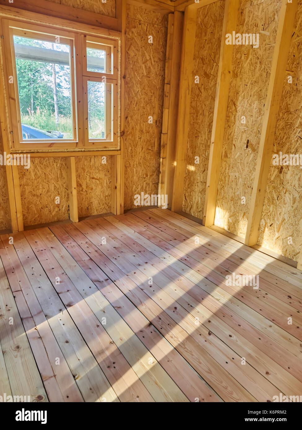 Construction of a frame house Stock Photo - Alamy