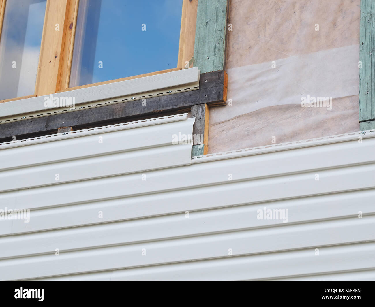 white siding of a frame house Stock Photo - Alamy