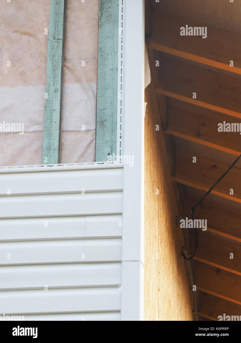 white siding of a frame house Stock Photo - Alamy