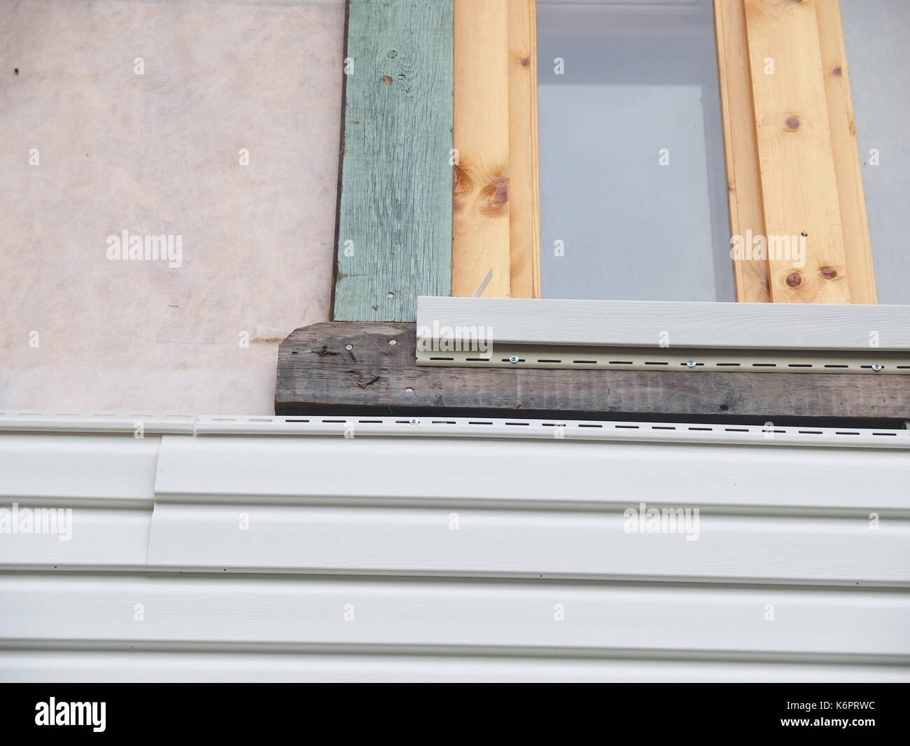 white siding of a frame house Stock Photo - Alamy
