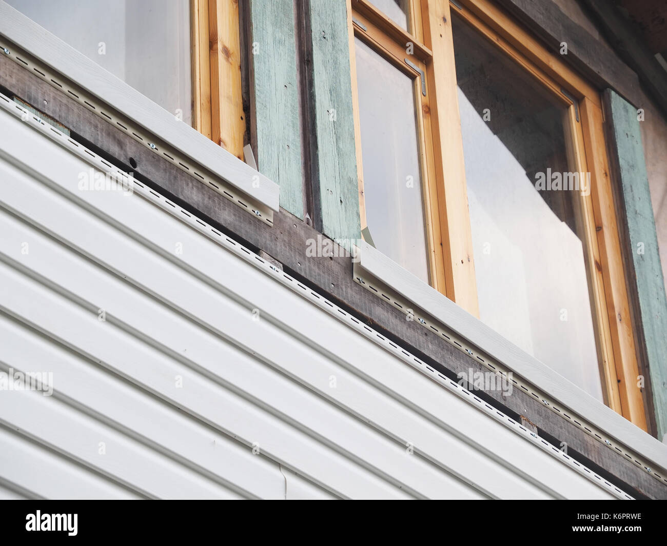 white siding of a frame house Stock Photo - Alamy