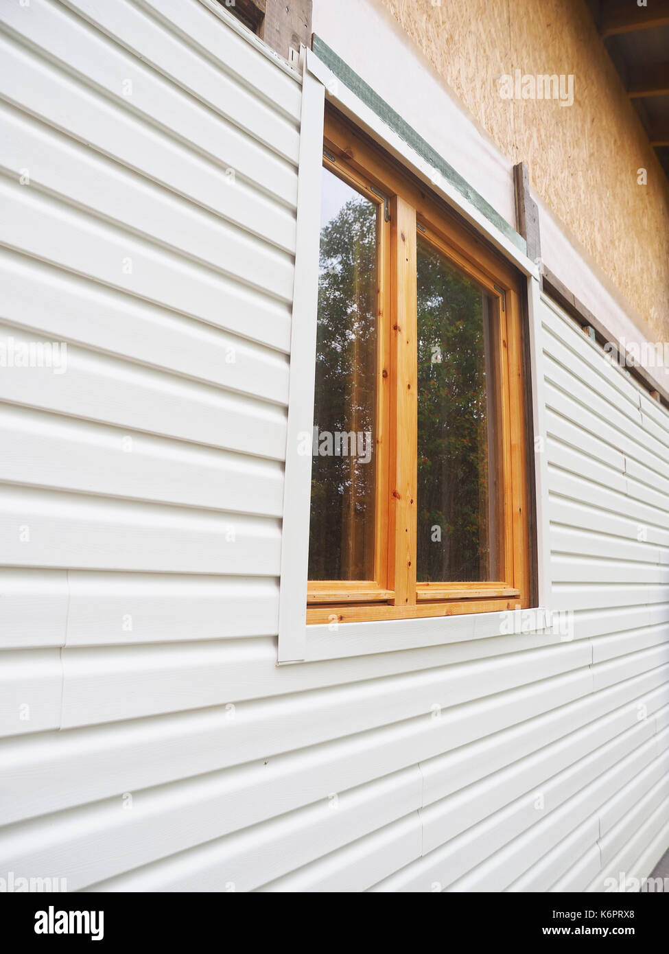 white siding of a frame house Stock Photo - Alamy