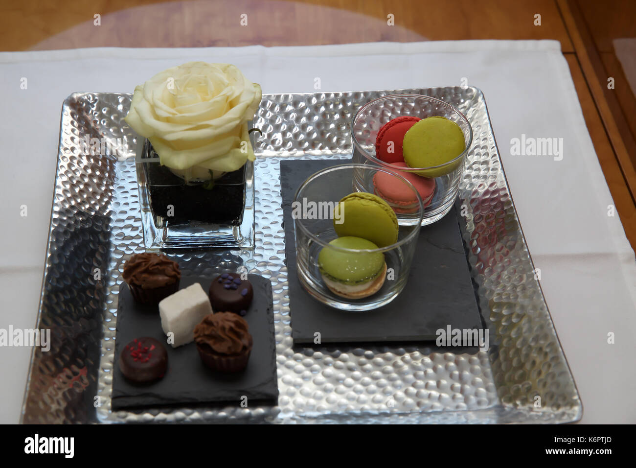 Luxury food on display at the Air Charter Expo 2017 at London Biggin ...