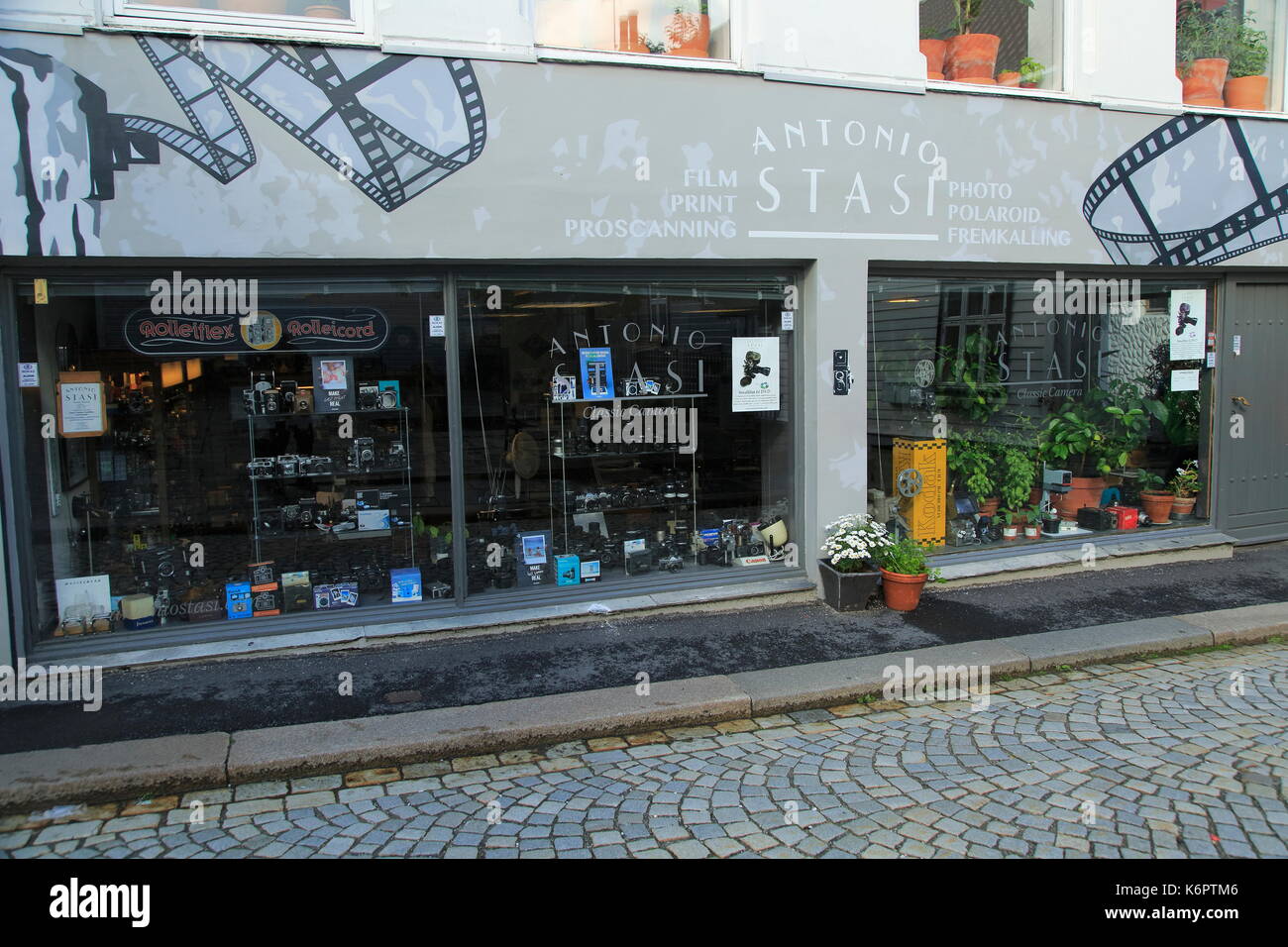 Antonio Stasi photographic shop in Bergen, Norway Stock Photo - Alamy