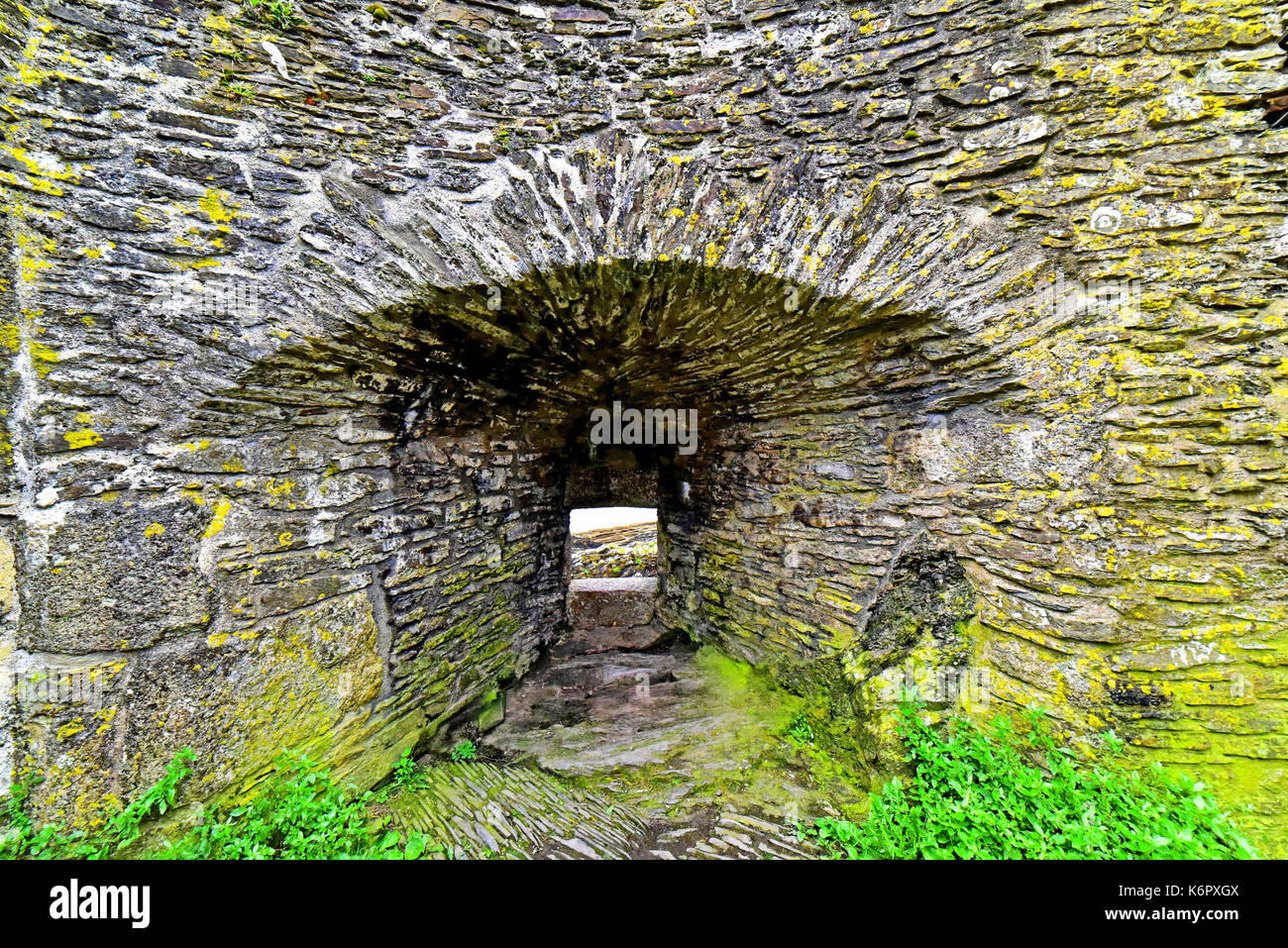Falmouth Cornwall Pendennis point ancient coastal fortress Stock Photo ...