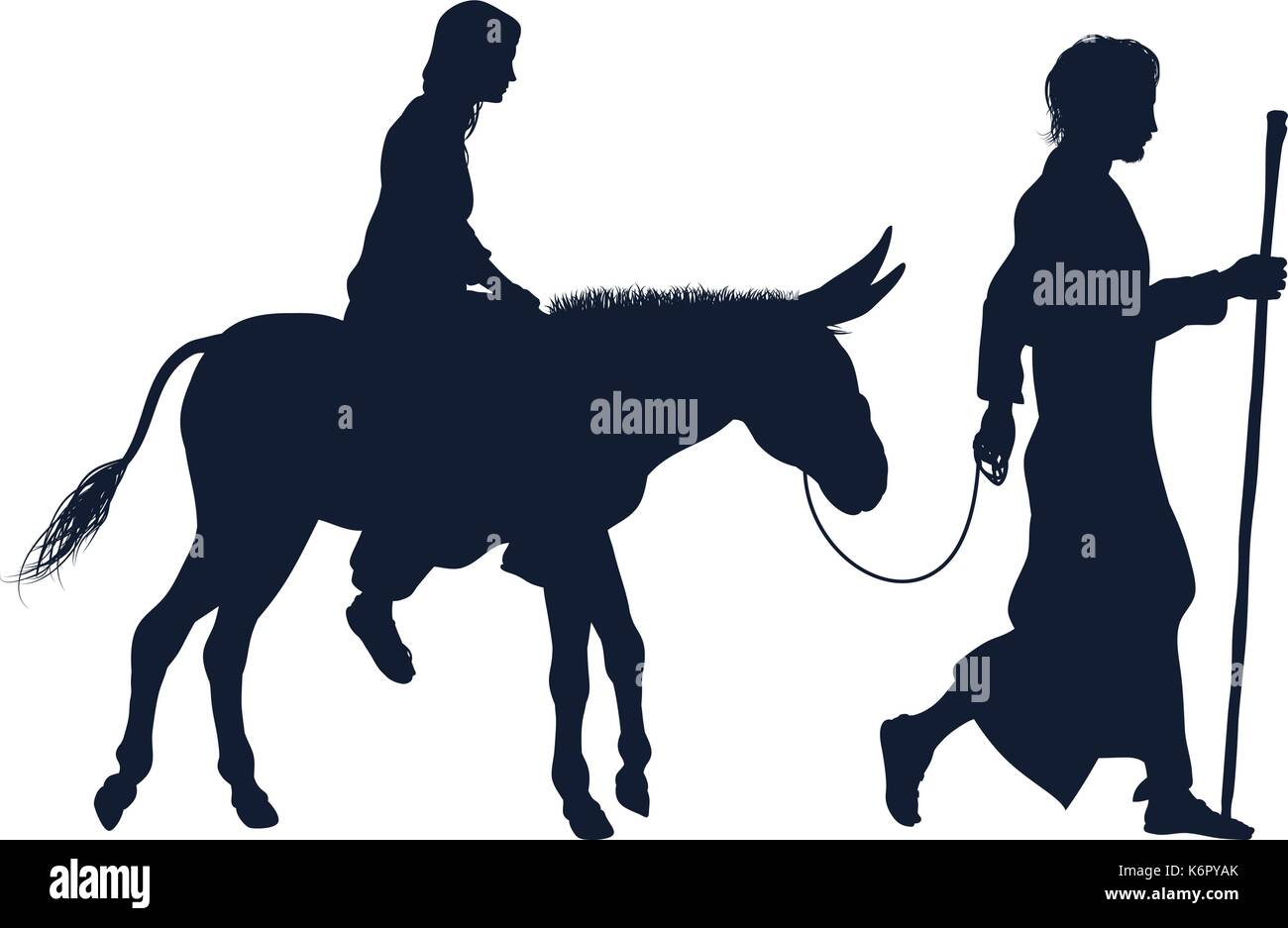 Journey to bethlehem mary and joseph hi-res stock photography and ...