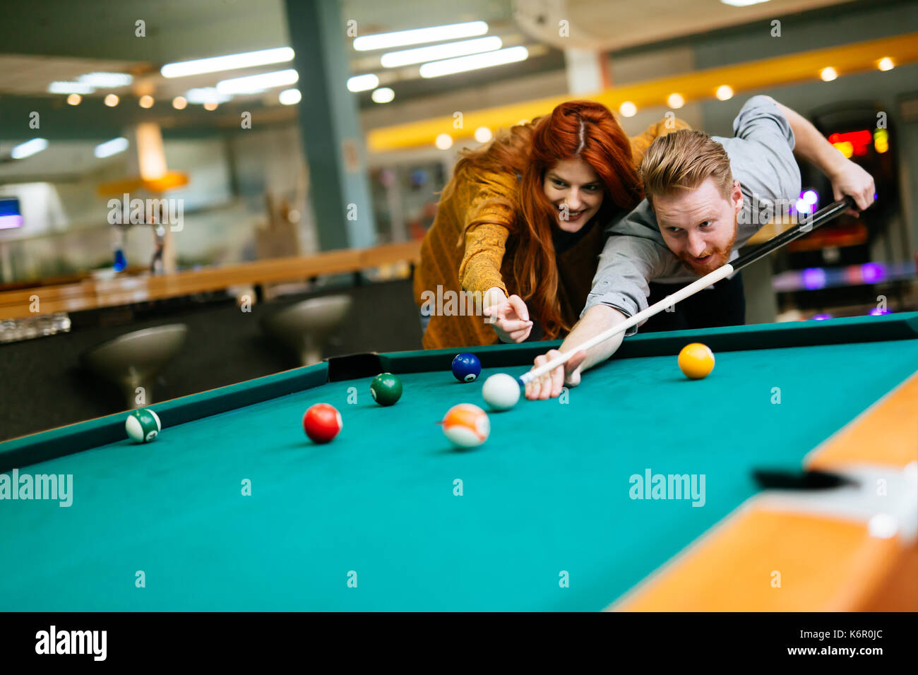 Shooting billiards hi-res stock photography and images - Alamy