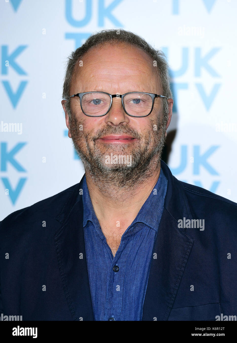 Robert Llewellyn arriving for the UKTV Live new season launch at Claridge's hotel, London Stock ...