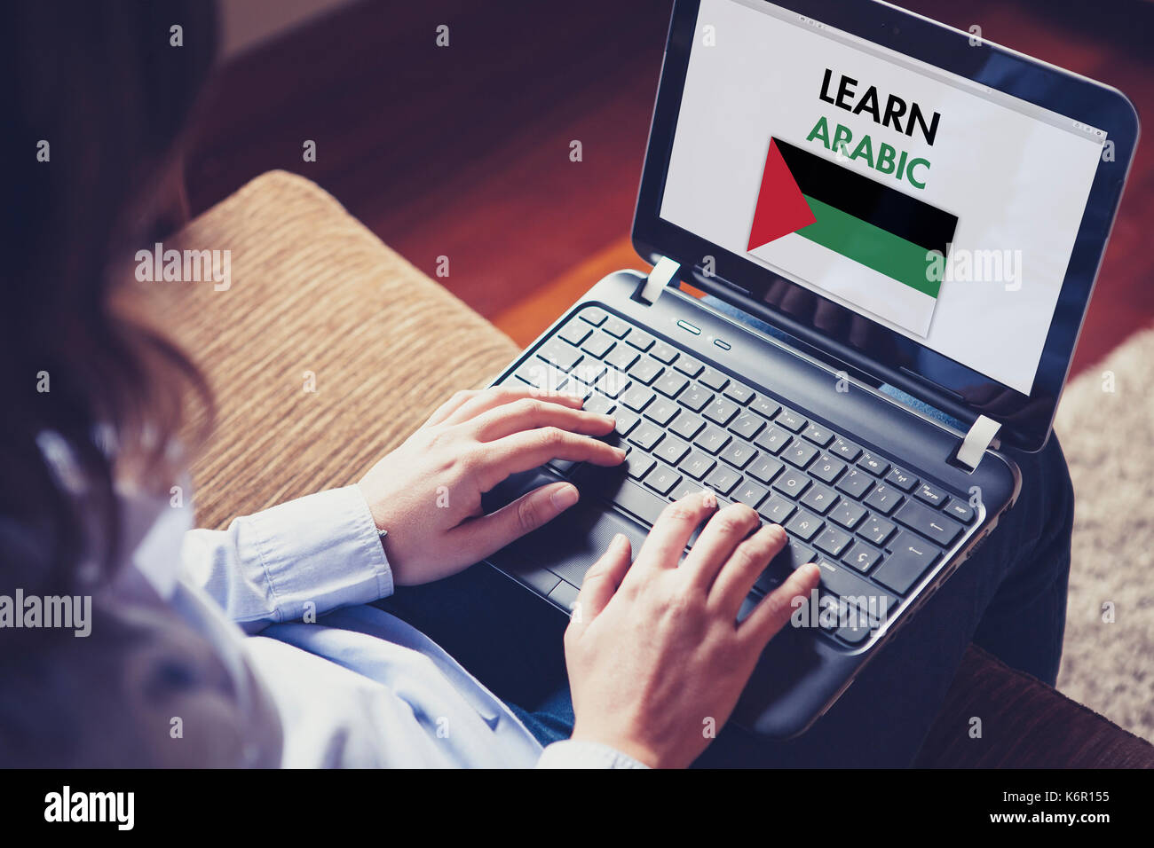 Laptop arabic language hi-res stock photography and images - Alamy
