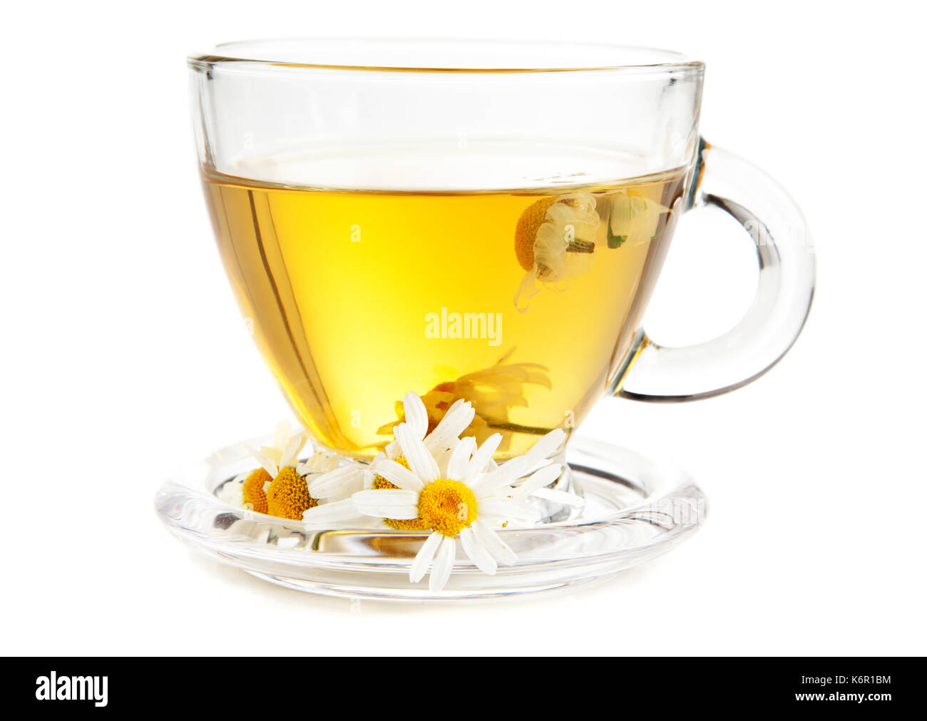 Cup of chamomile tea Stock Photo - Alamy