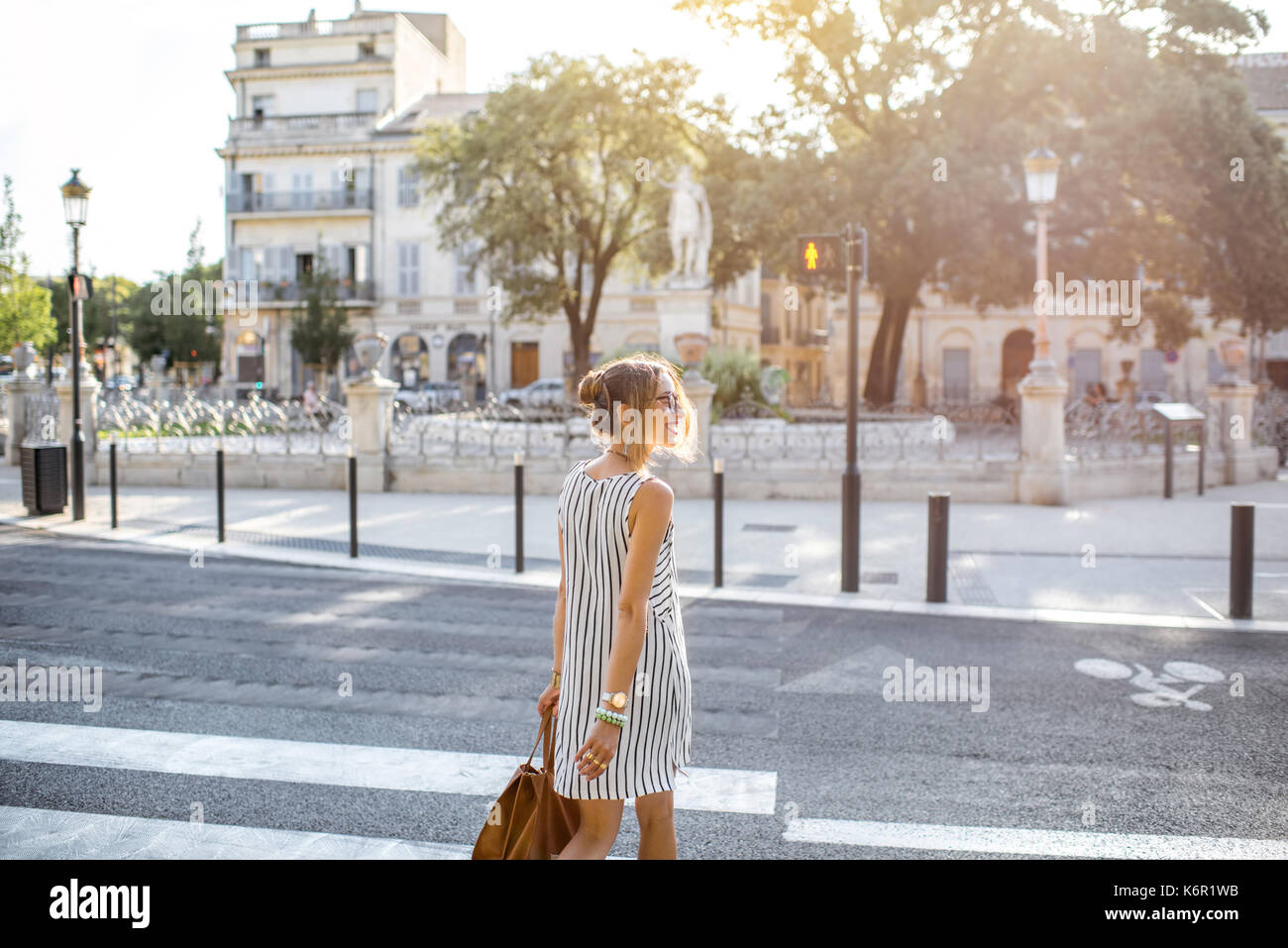 Old Lady Crossing Street High Resolution Stock Photography and Images ...