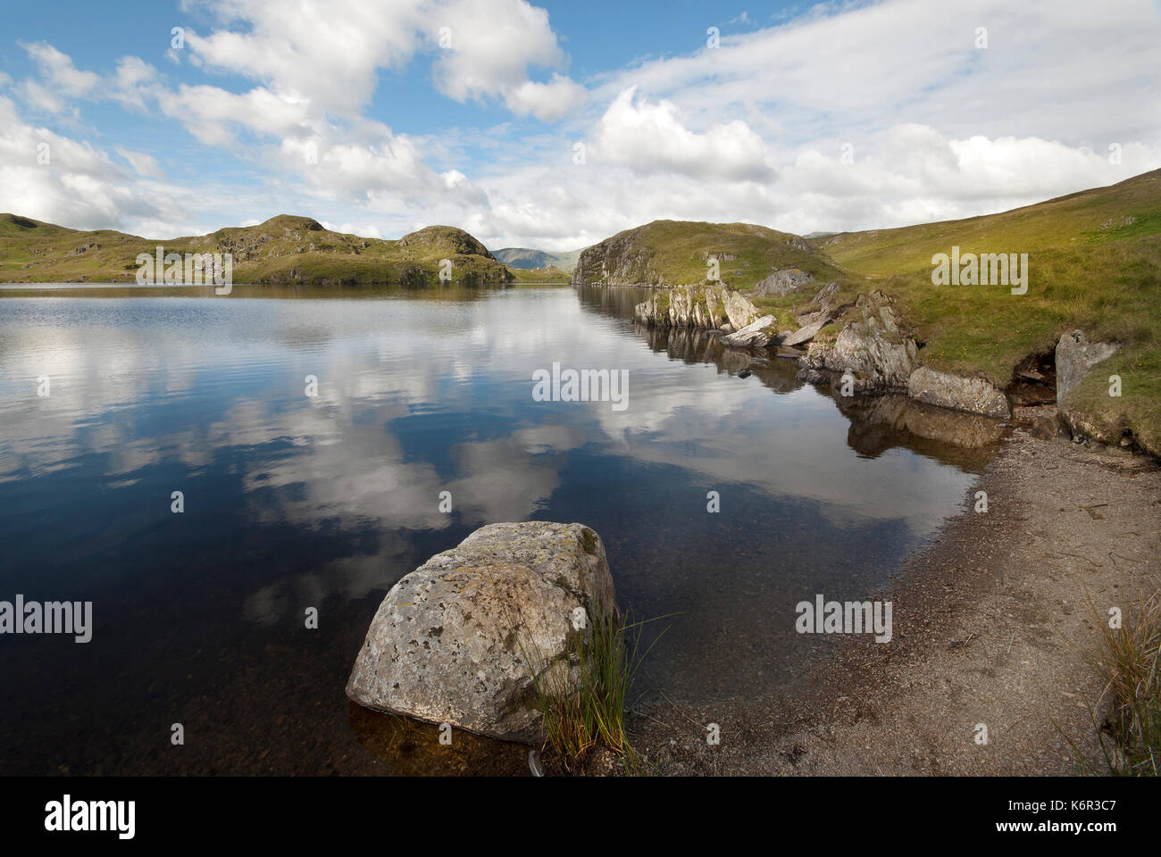angle tarn in the lake district Cumbria uk Stock Photo - Alamy