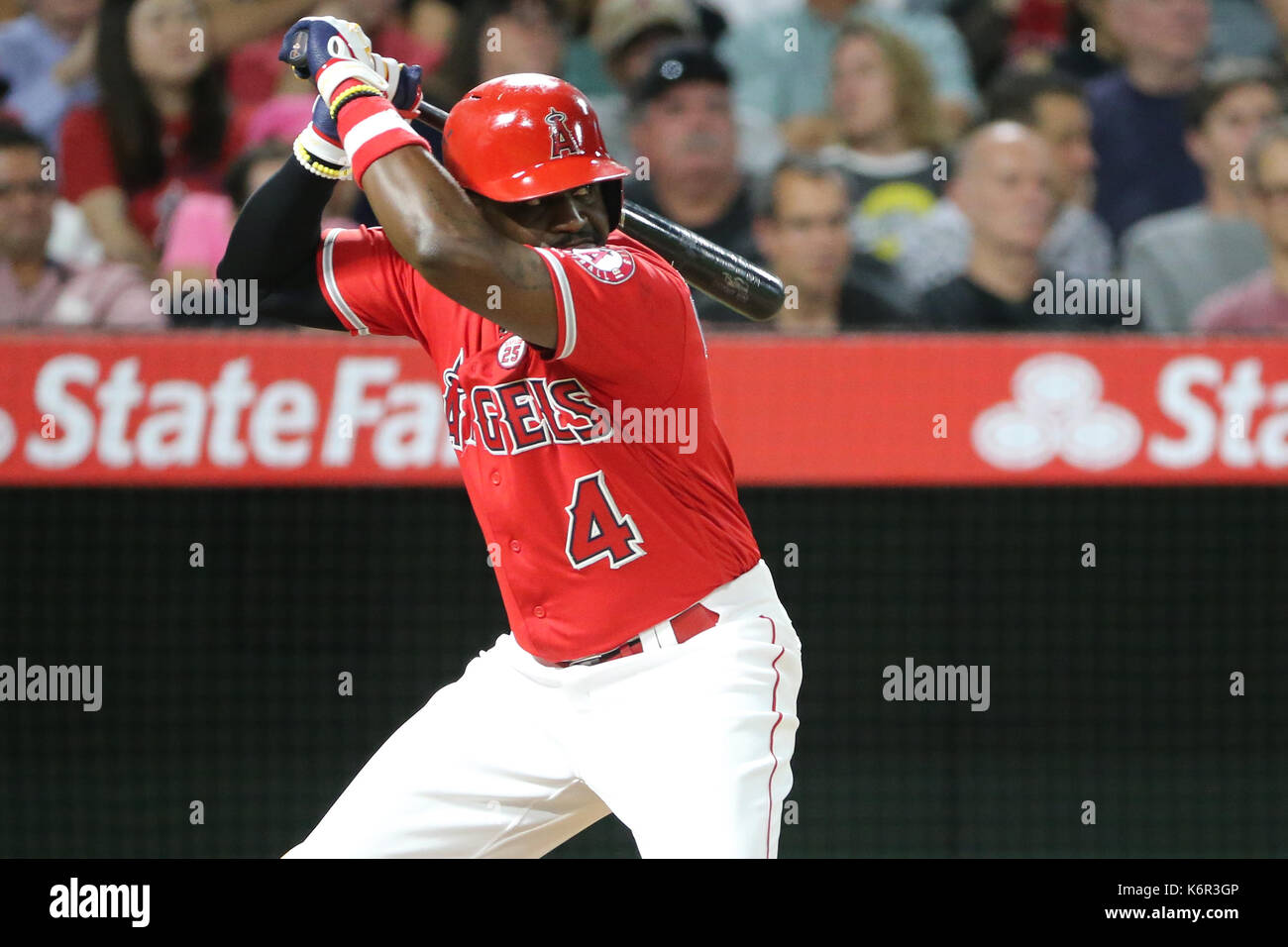 September 12, 2017: Los Angeles Angels infielder Brandon Phillips (4 ...
